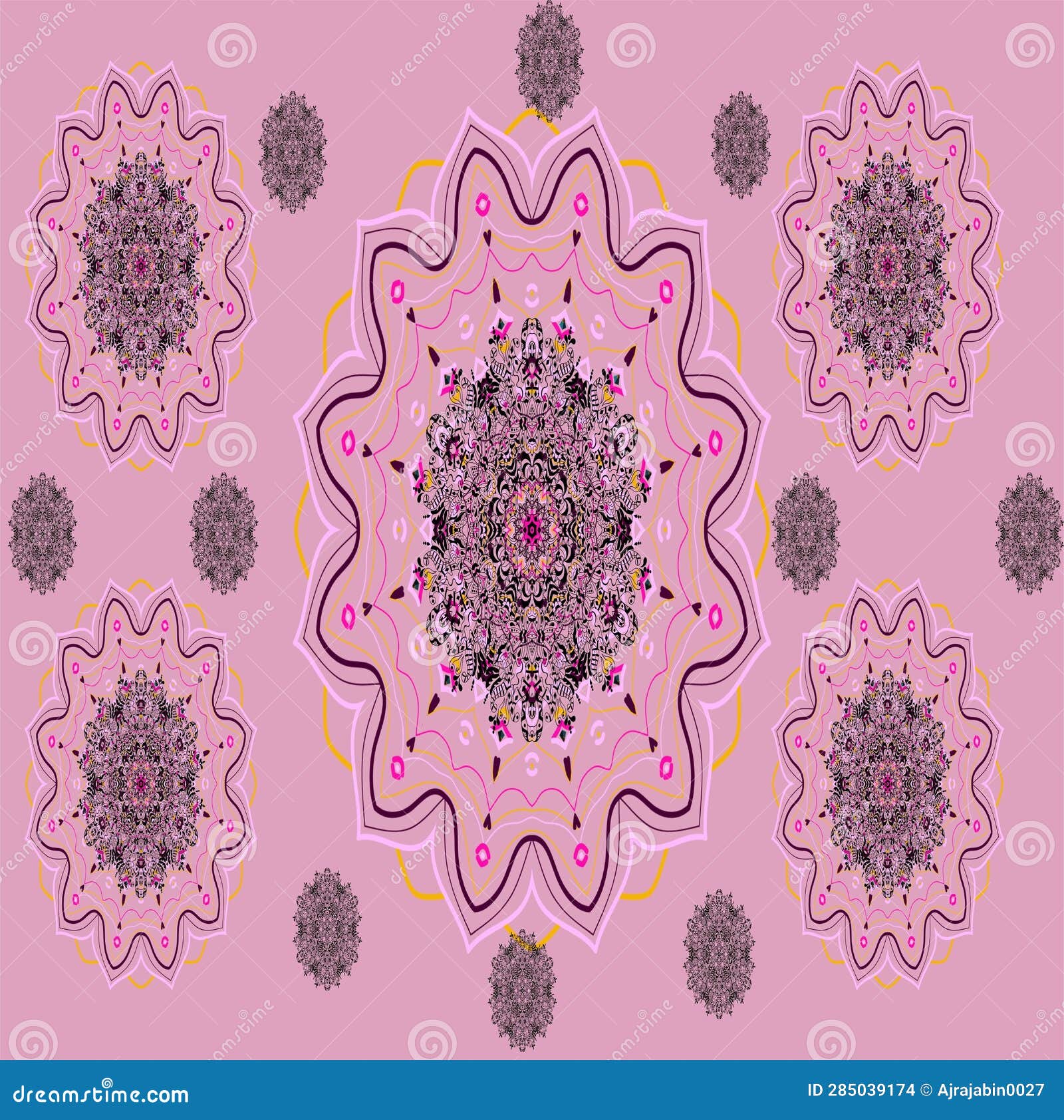 Beautiful Mandala Design Pattern Stock Illustration - Illustration of ...