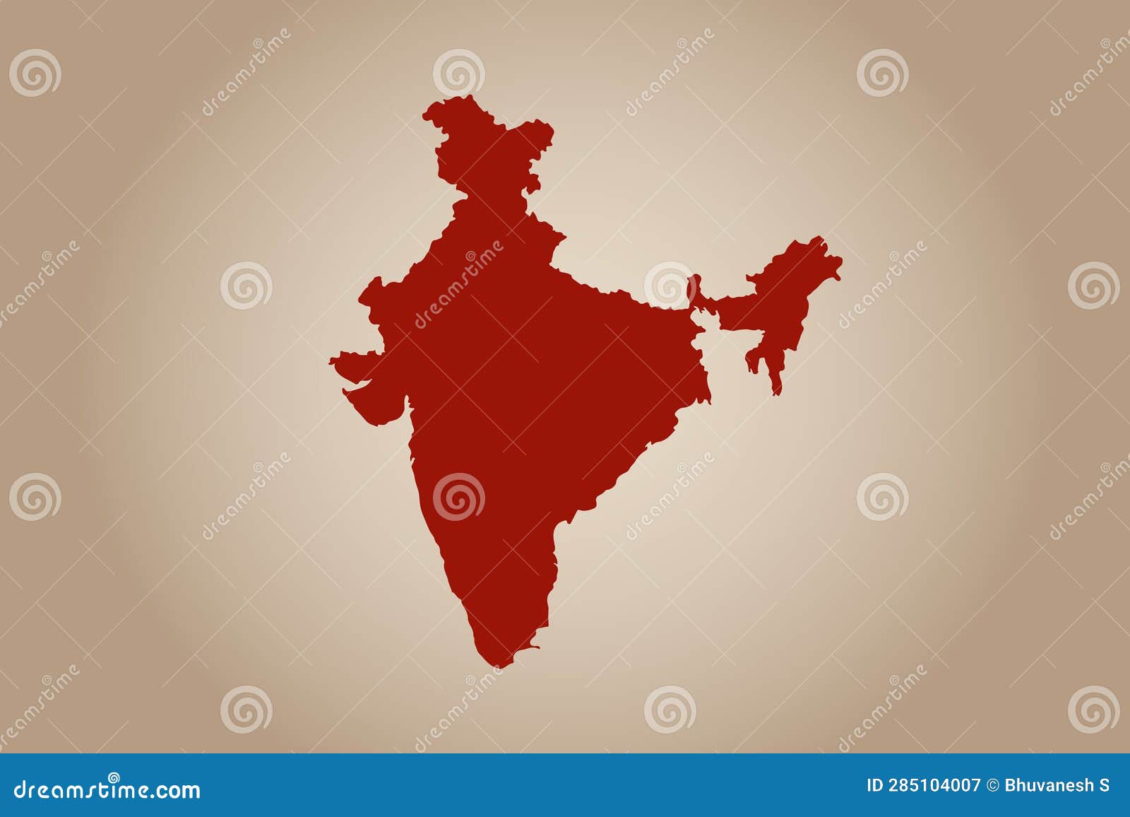 Red Colored Map Design Isolated on Plain Background of the Country ...