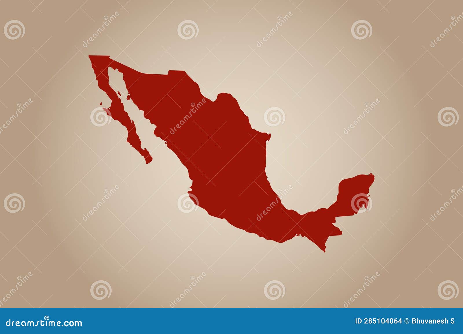 Red Colored Map Design Isolated on Plain Background of the Country ...