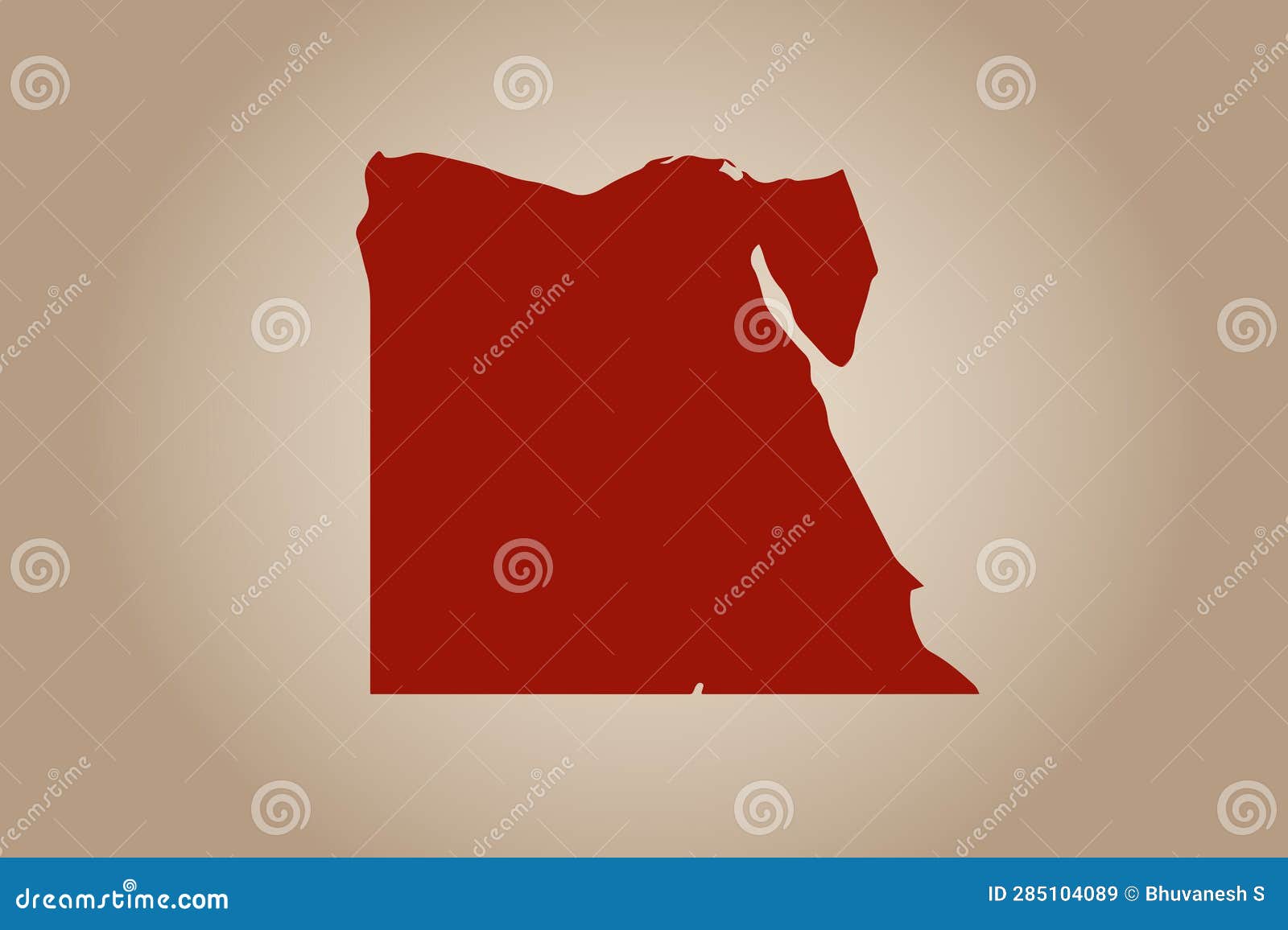 Red Colored Map Design Isolated on Plain Background of the Country ...