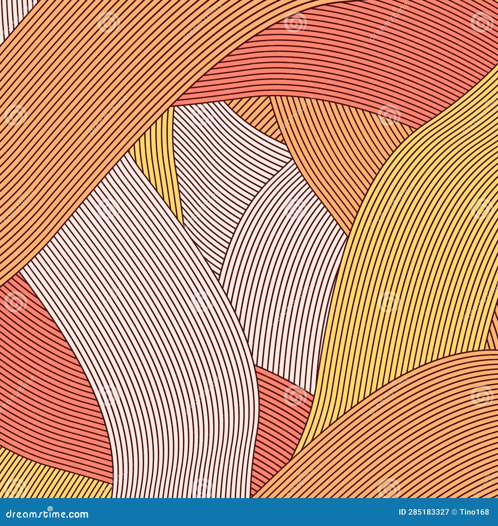 Abstract Line Art Background Vector Illustration Stock Illustration ...