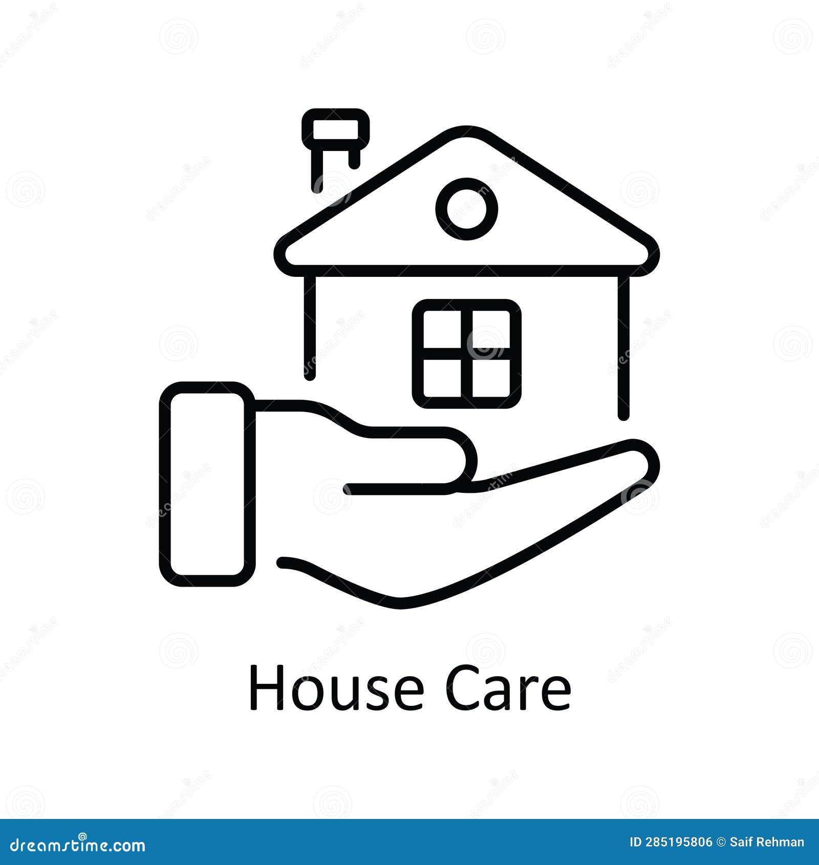House Care Vector Outline Icon Design Illustration. Home Repair and ...