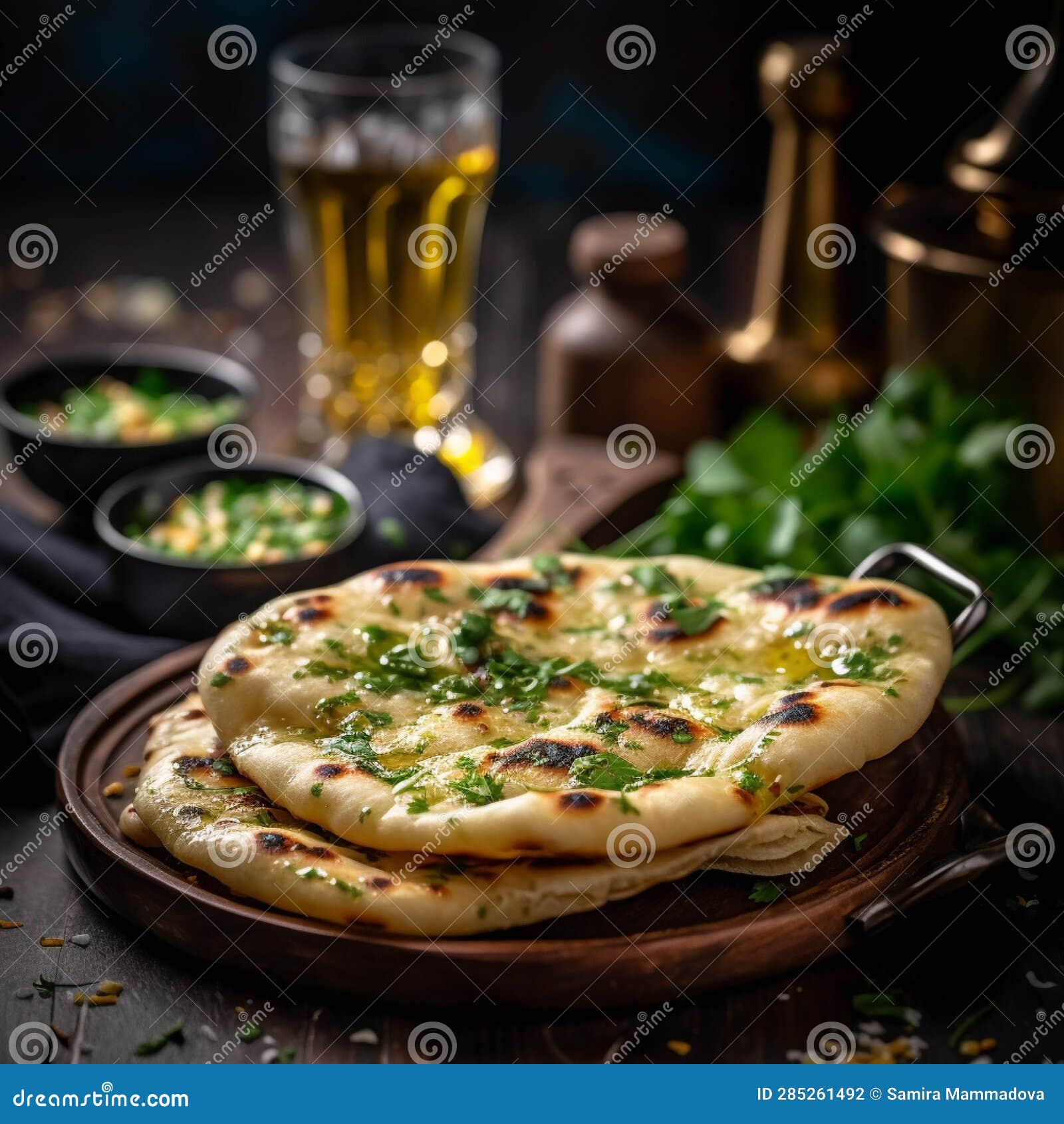 Indian Naan - Indian Naan Bread Flat Vector Design Illustration Clipart ...