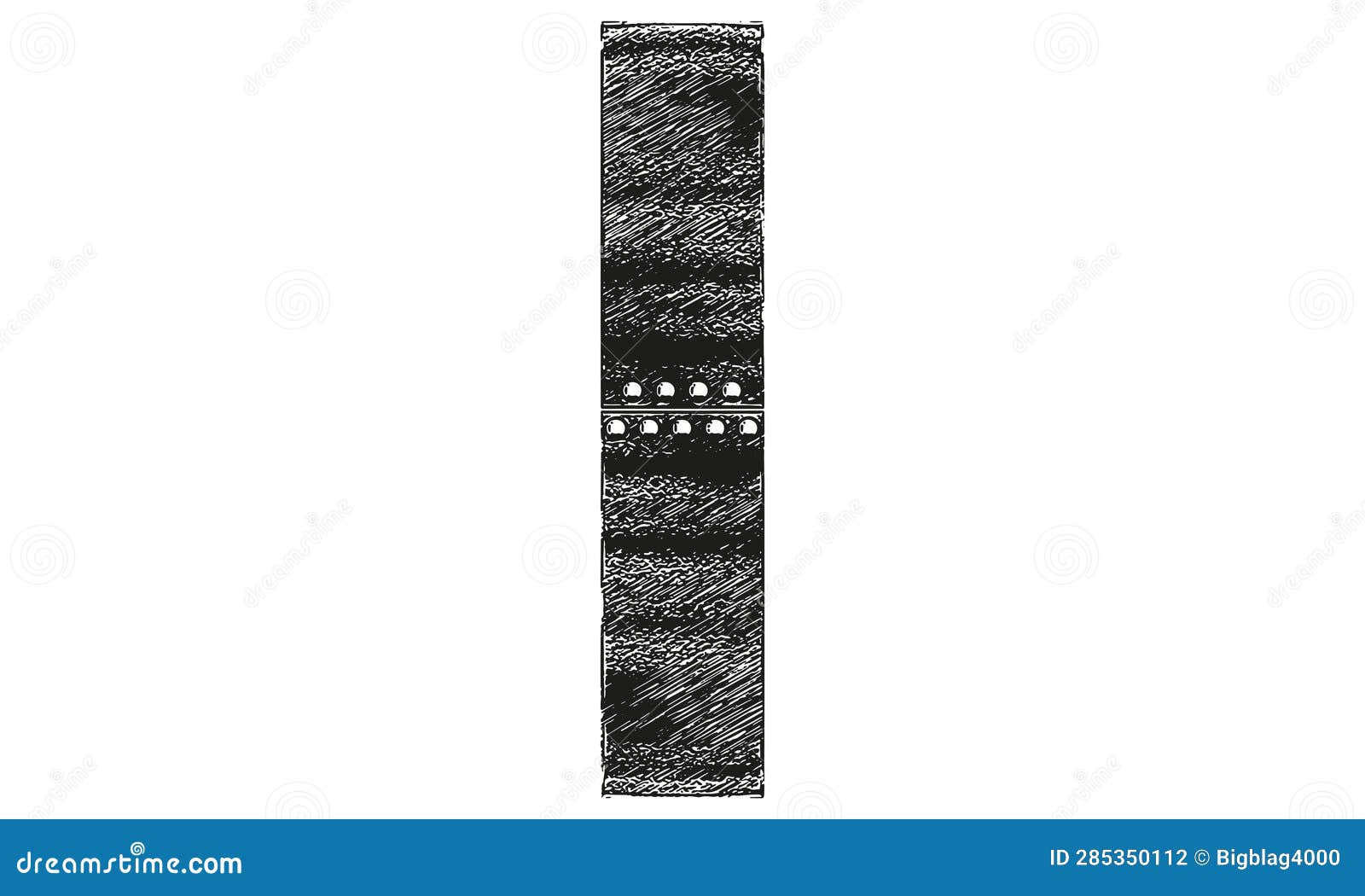 Vector Decorative Grunge Font.Letter with Riveted Metal Sheets. Stock ...