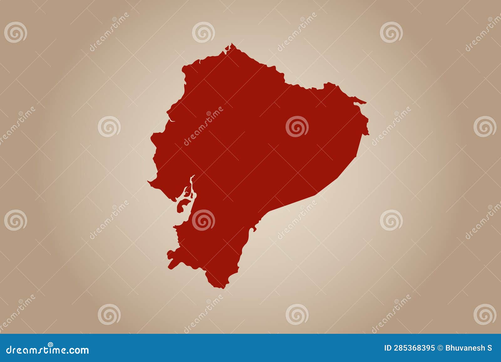 Red Colored Map Design Isolated on Plain Background of the Country ...