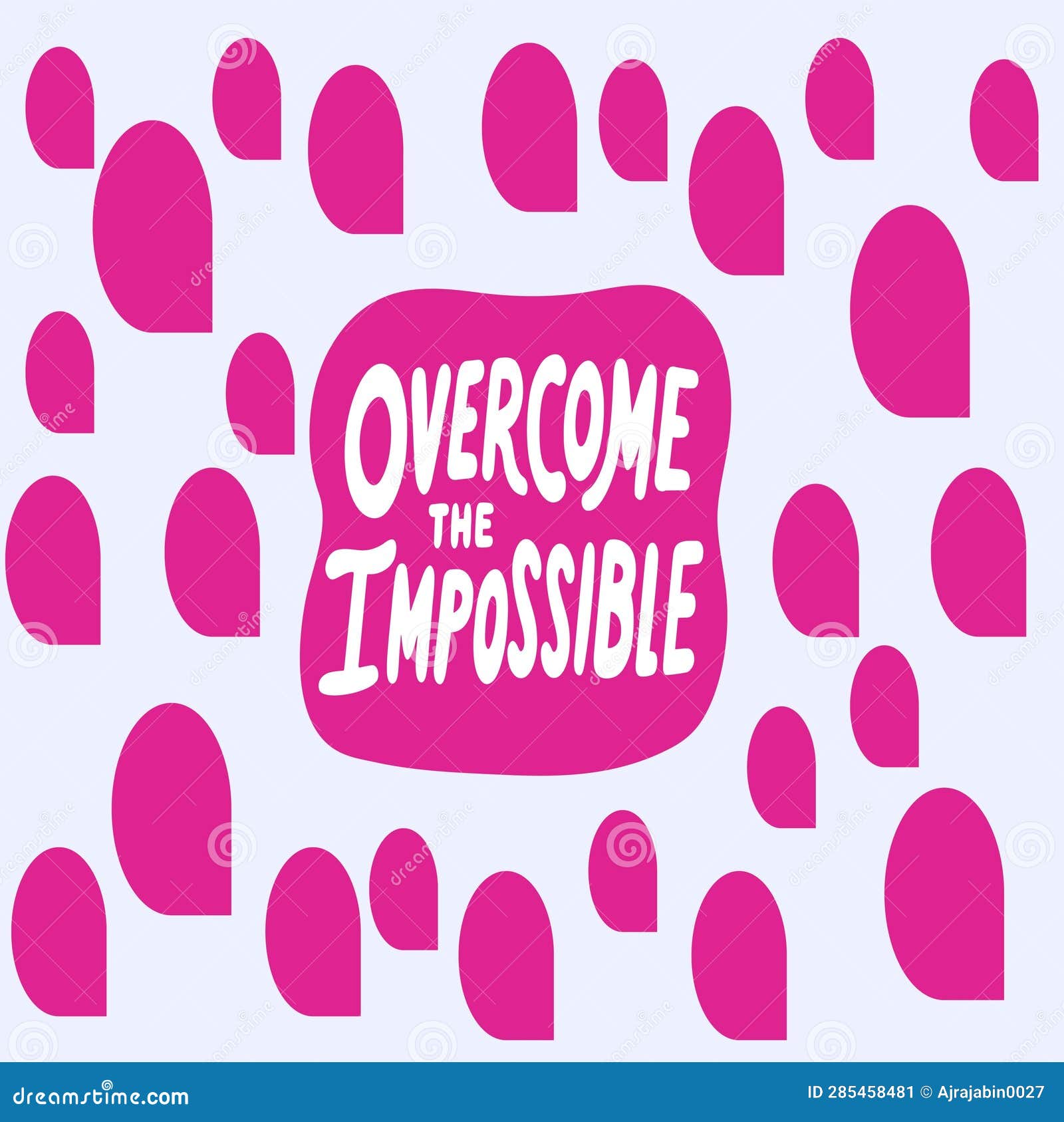 Overcome the Impossible Illustration Stock Illustration - Illustration ...