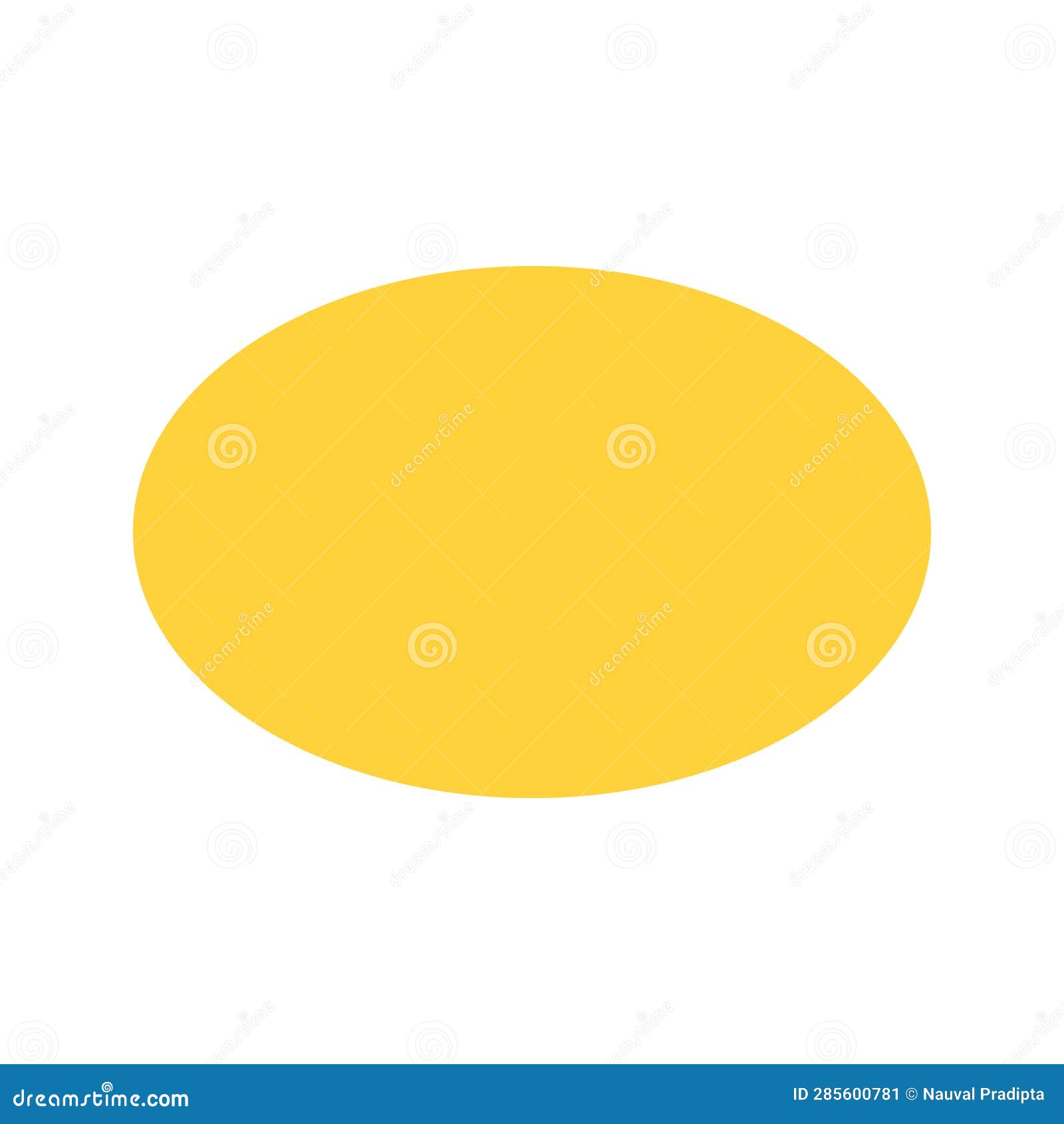 Ellipse Flat Style Icon stock vector. Illustration of shape - 285600781
