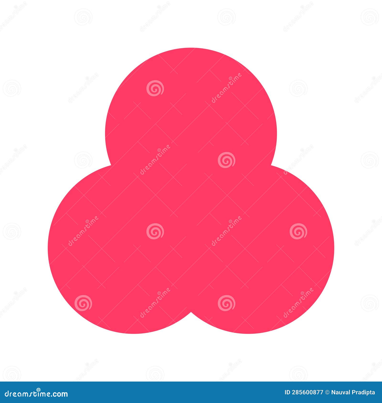 Trefoil Flat Style Icon stock vector. Illustration of element - 285600877