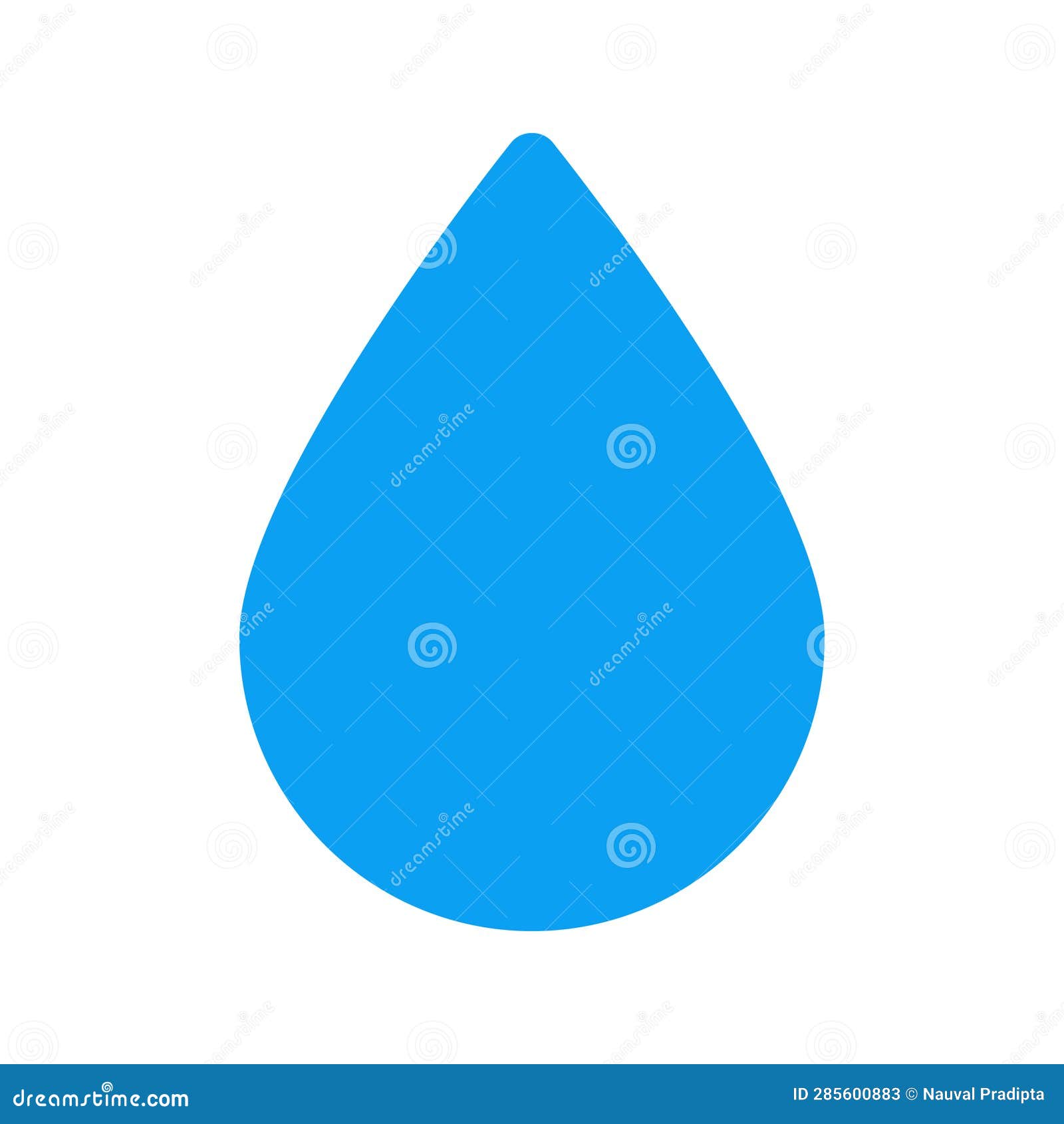 Water Drop Flat Style Icon stock vector. Illustration of graphic ...