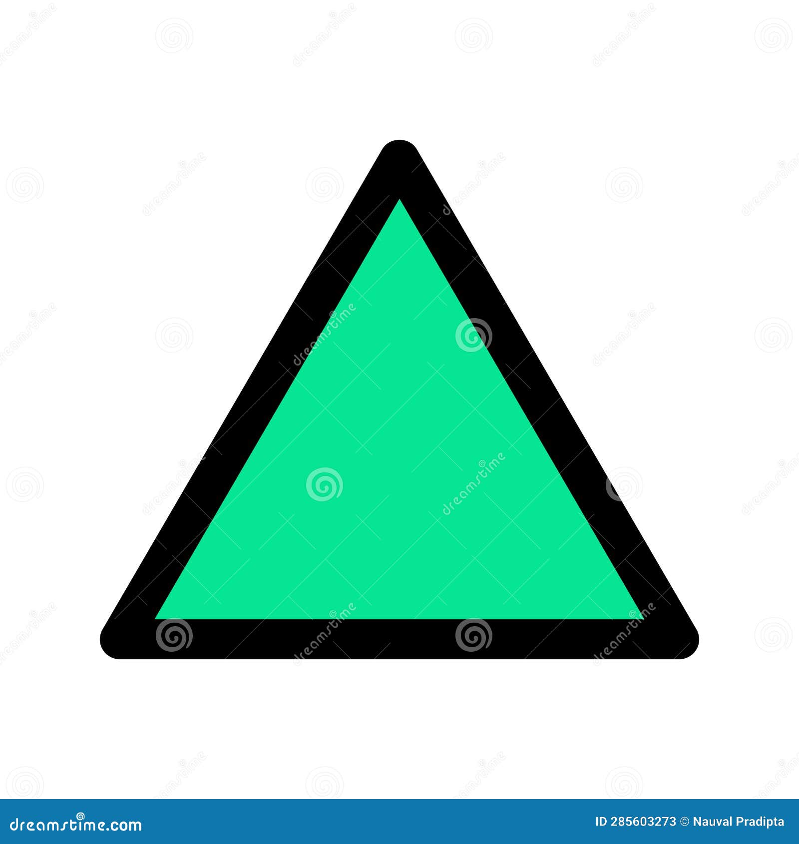 Triangle Filled Line Style Icon Stock Vector - Illustration of geometry ...