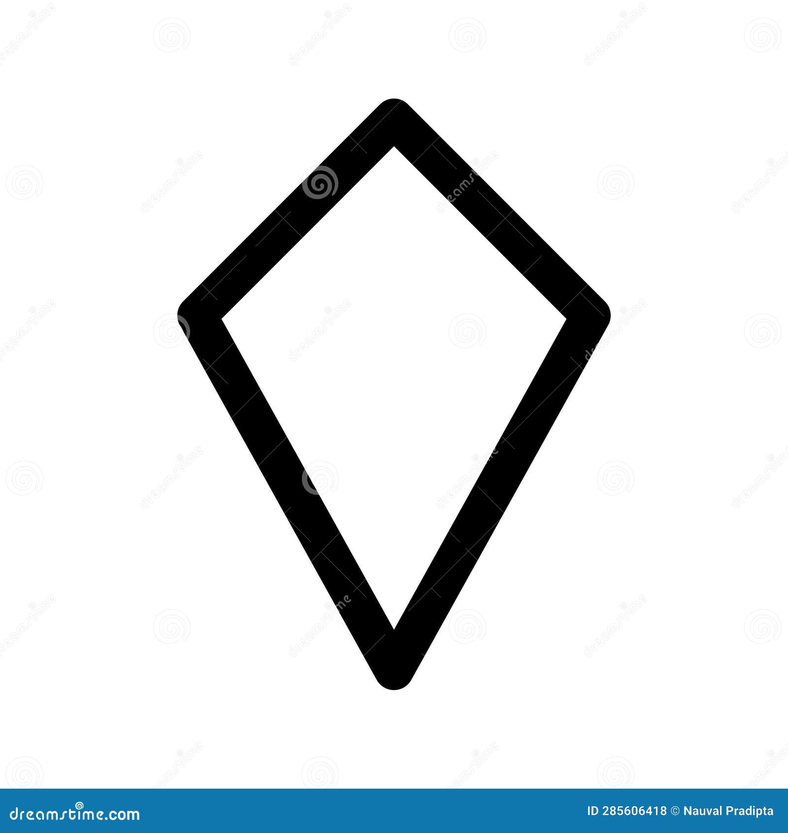 Kite Outline Style Icon stock vector. Illustration of entertainment ...