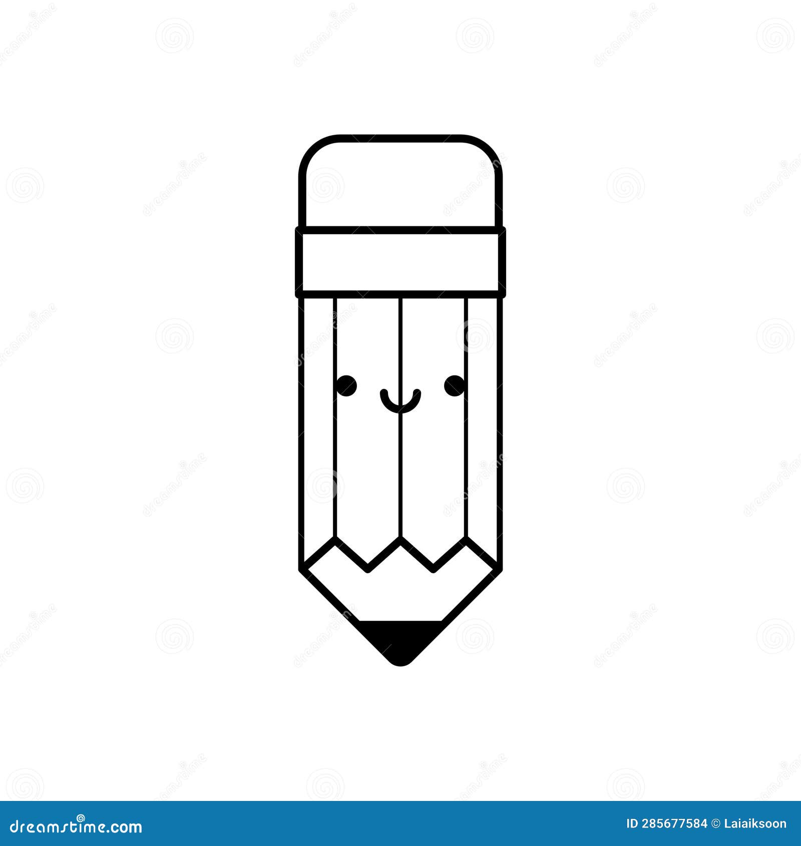 Smiling Pencil Stock Photo | CartoonDealer.com #12354690