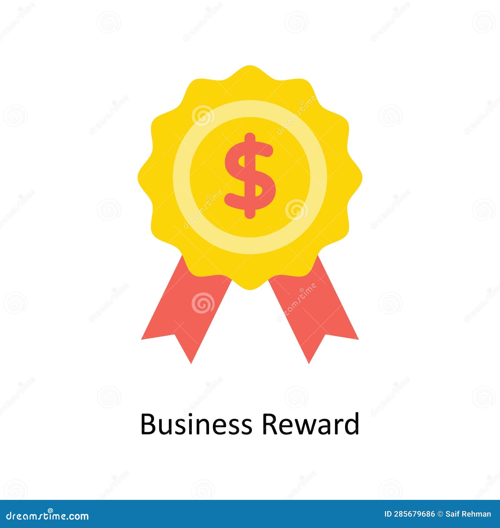 Business Reward Vector Flat Icon Design Illustration. Bank Symbol on ...