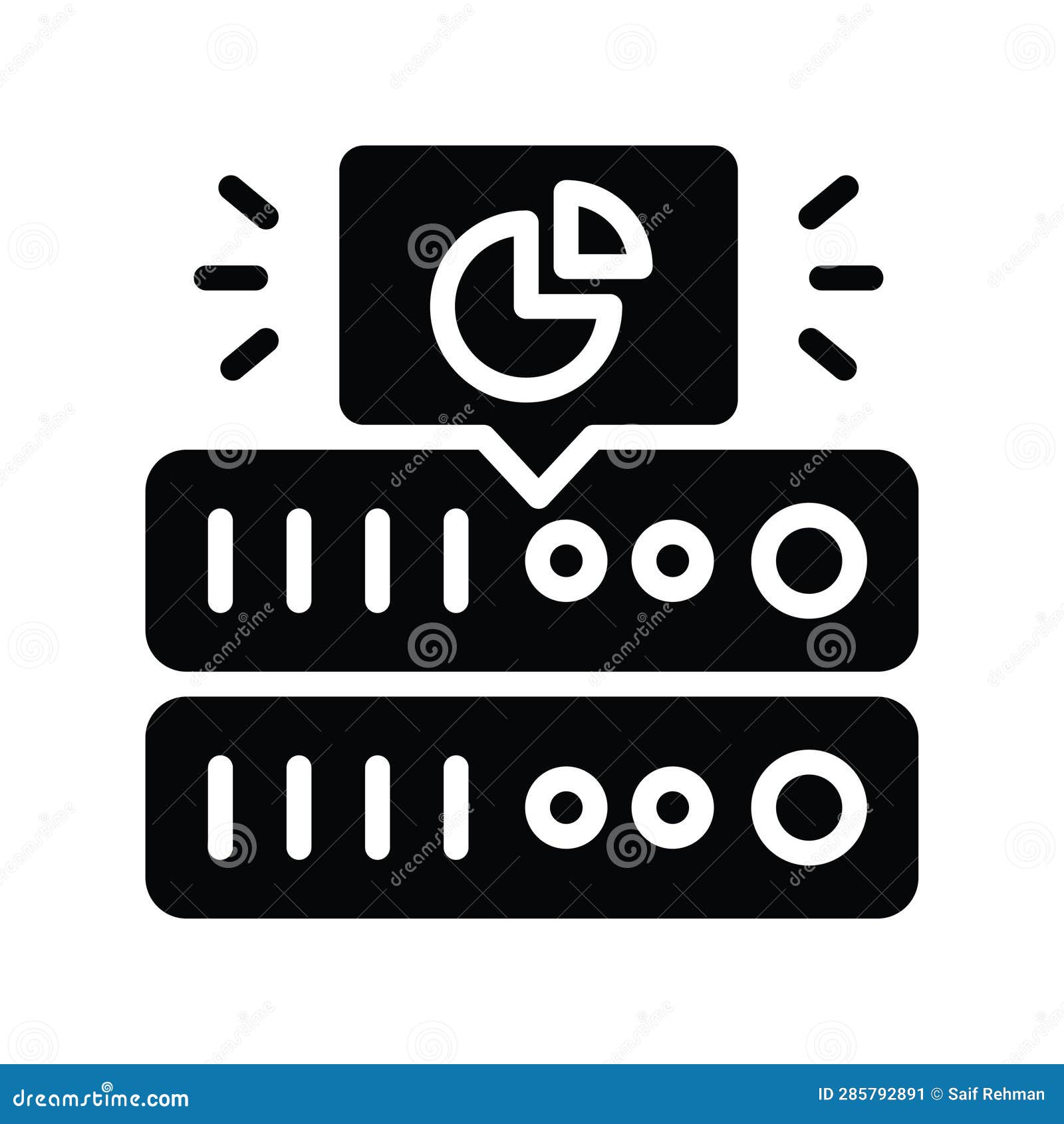 Chat Vector Solid Icon Design Illustration. Cloud Computing Symbol on White Background EPS 10 ...