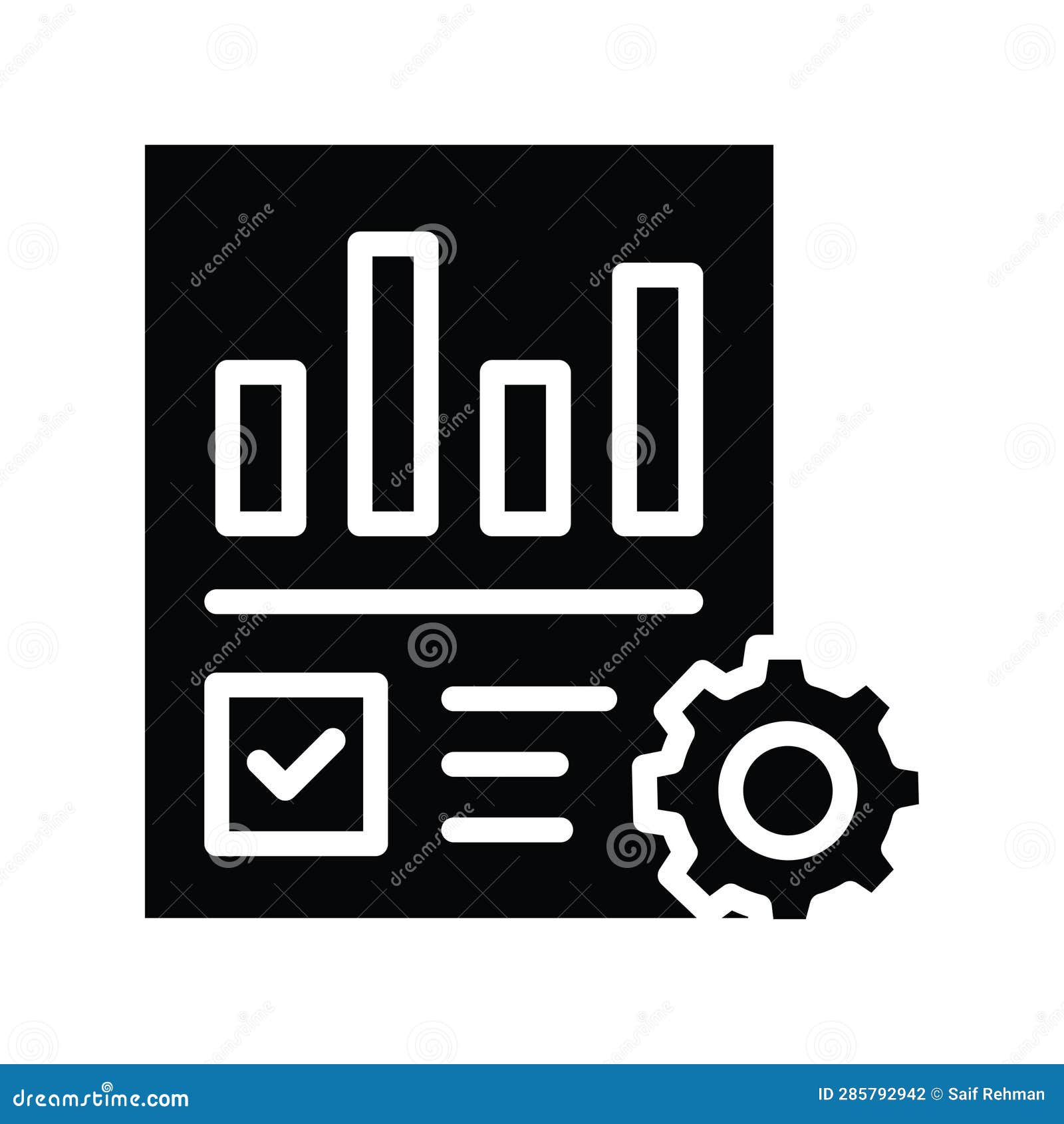 Data Growth Vector Solid Icon Design Illustration. Cloud Computing ...