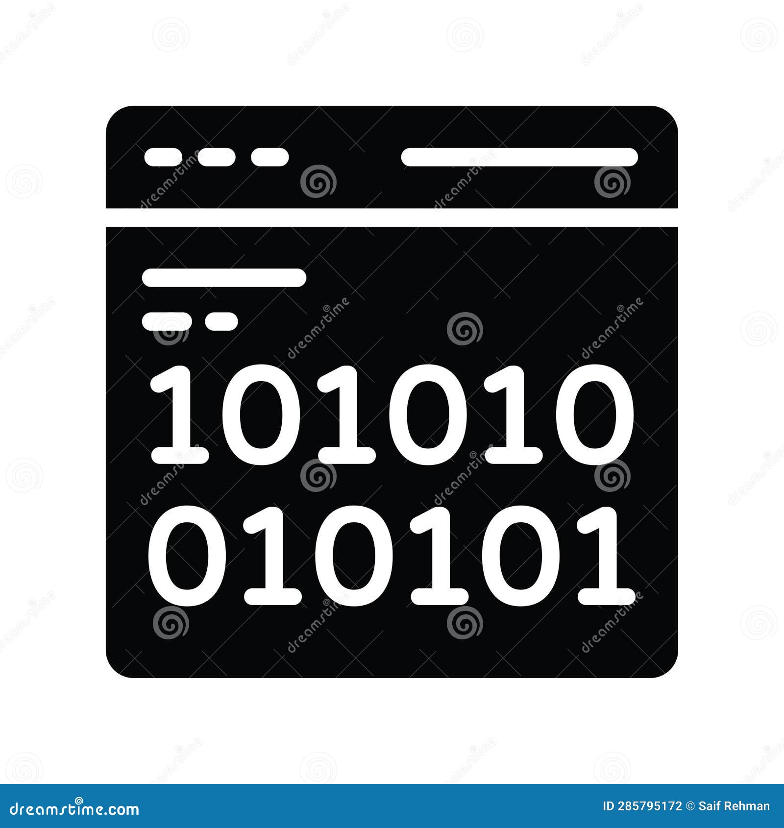 Website Coding Vector Solid Icon Design Illustration. Cloud Computing Symbol on White Background ...