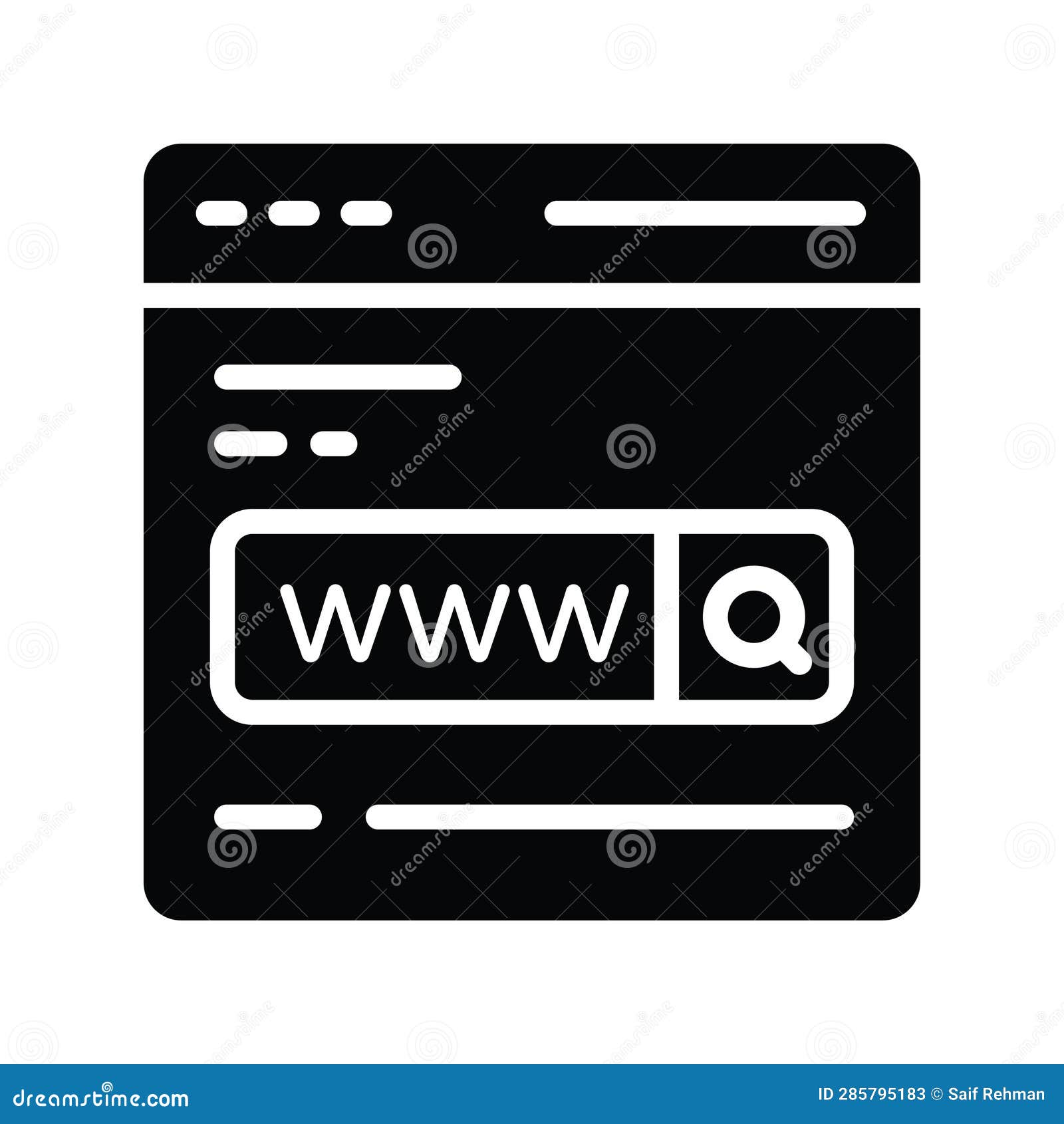 Www Vector Solid Icon Design Illustration. Cloud Computing Symbol on ...