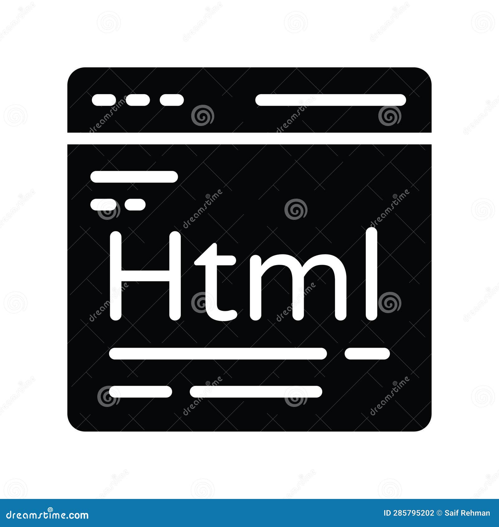 Web Language Vector Solid Icon Design Illustration. Cloud Computing ...