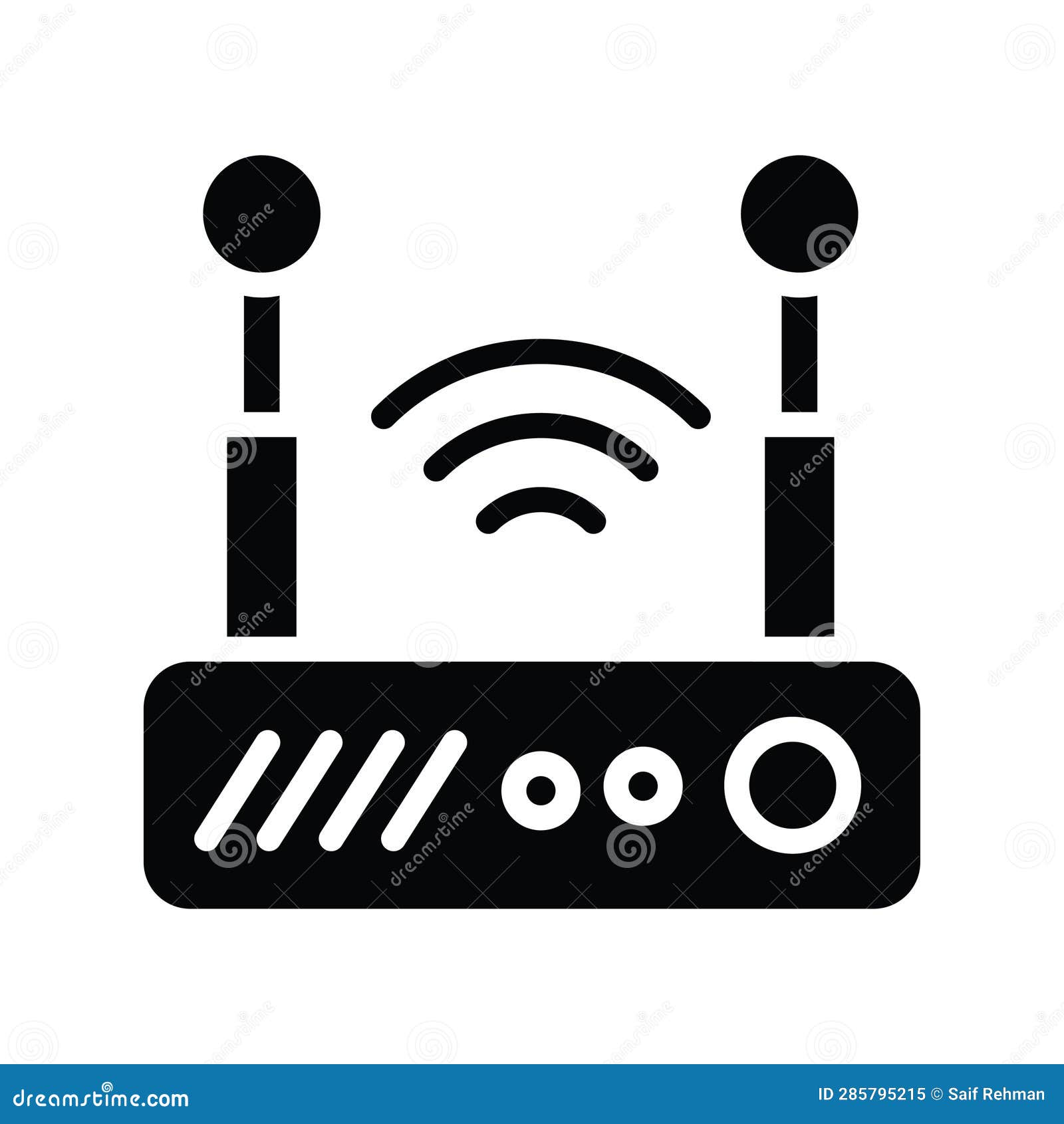 Wifi Router Vector Solid Icon Design Illustration. Cloud Computing ...