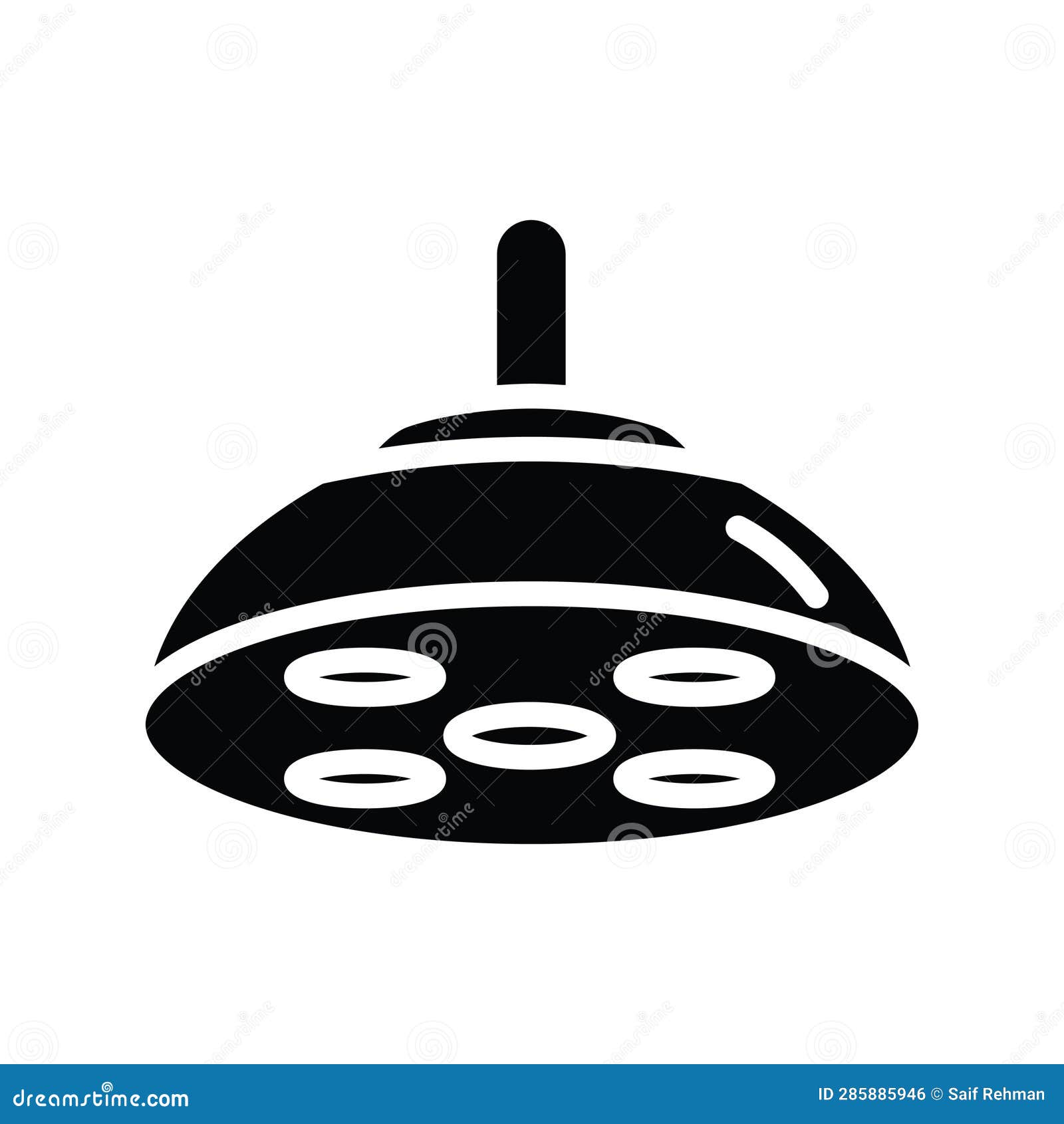 Operation Light Vector Solid Icon Design Illustration. Medical Symbol ...