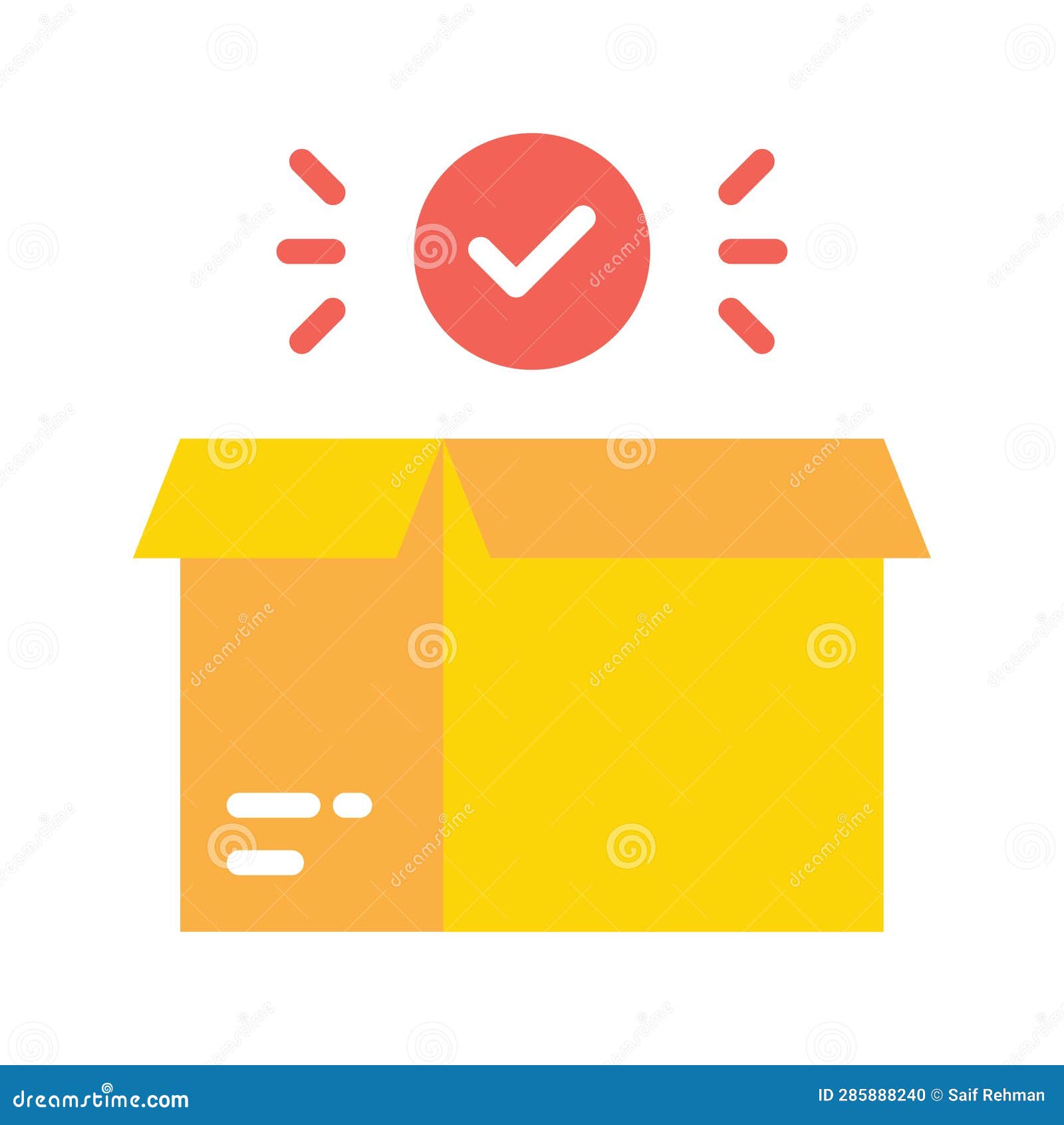 Check Parcel Vector Flat Icon Design Illustration. Product Management ...