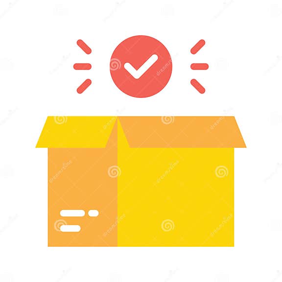Check Parcel Vector Flat Icon Design Illustration. Product Management ...