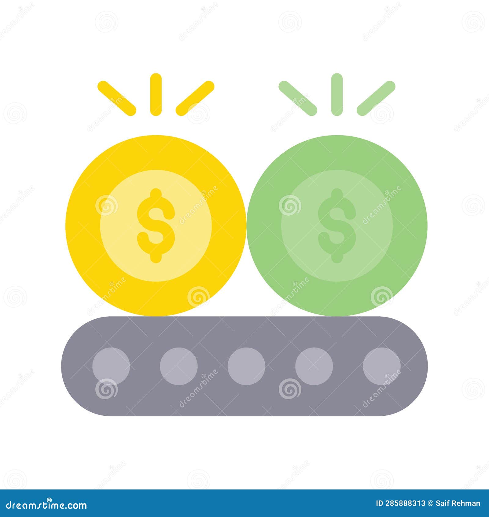 Manufacturing Cost Vector Flat Icon Design Illustration. Product ...