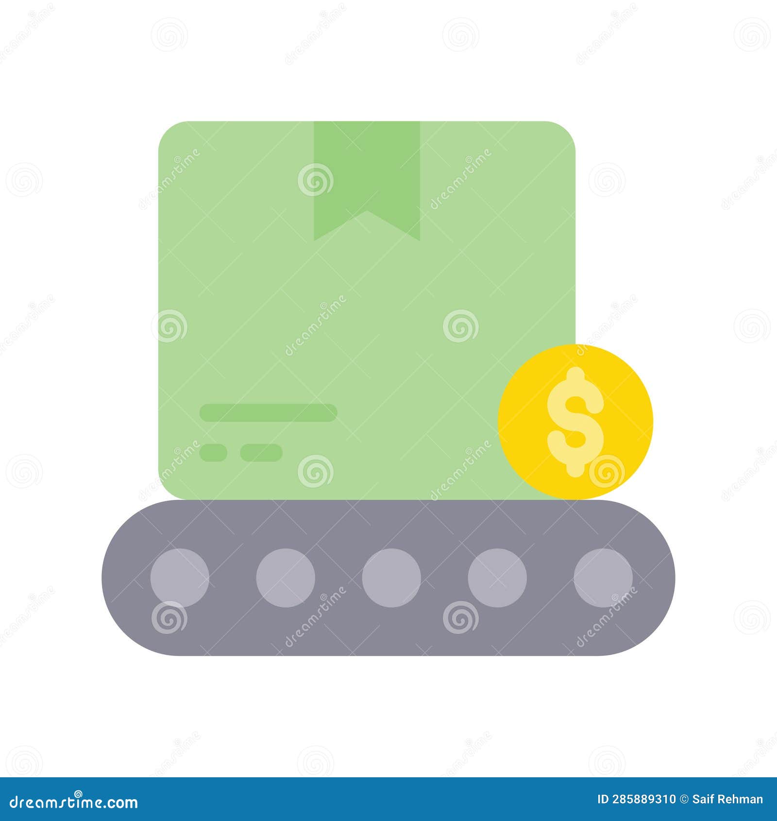 Product Cost Vector Flat Icon Design Illustration. Product Management ...