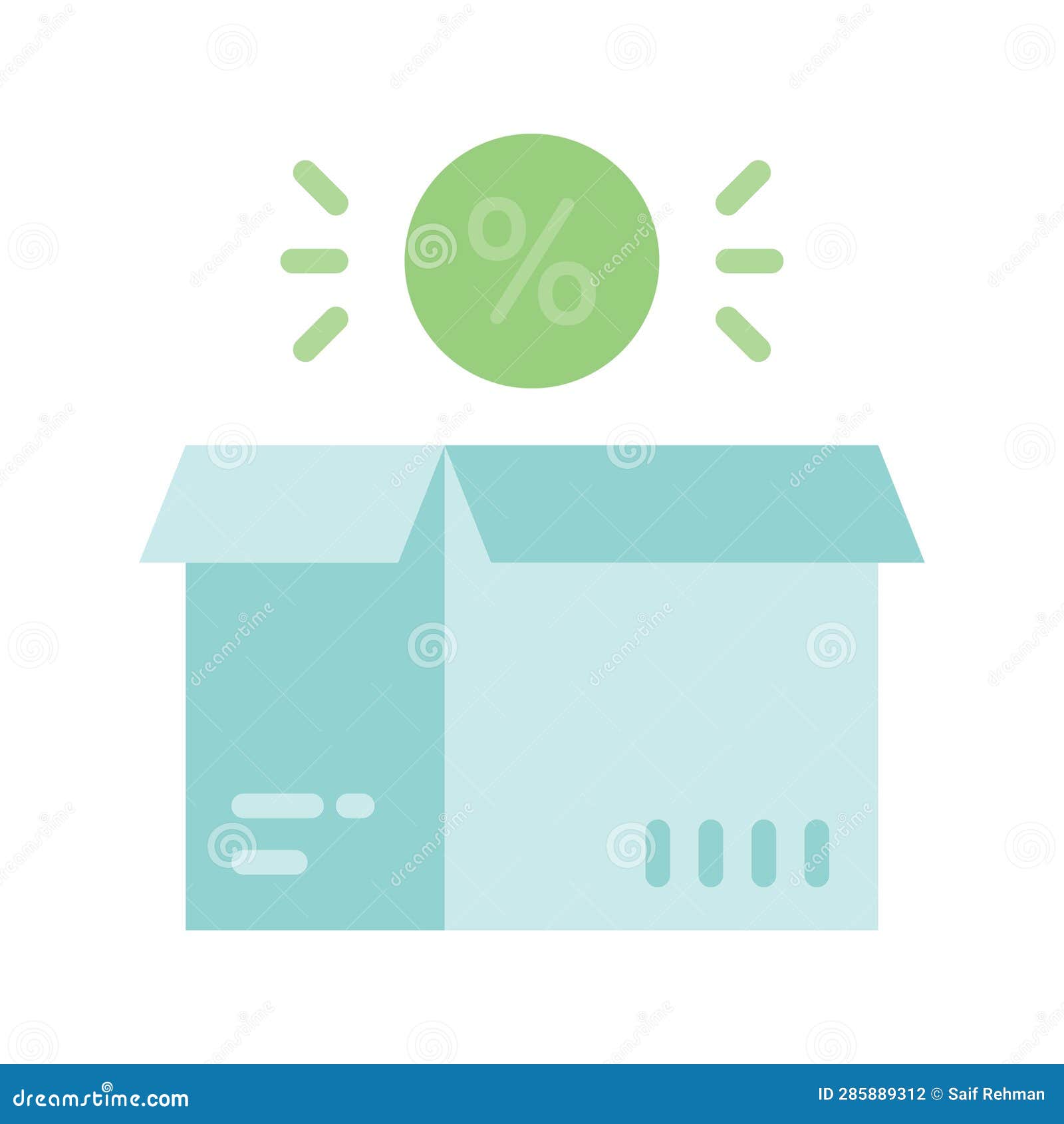 Product Discount Vector Flat Icon Design Illustration. Product ...