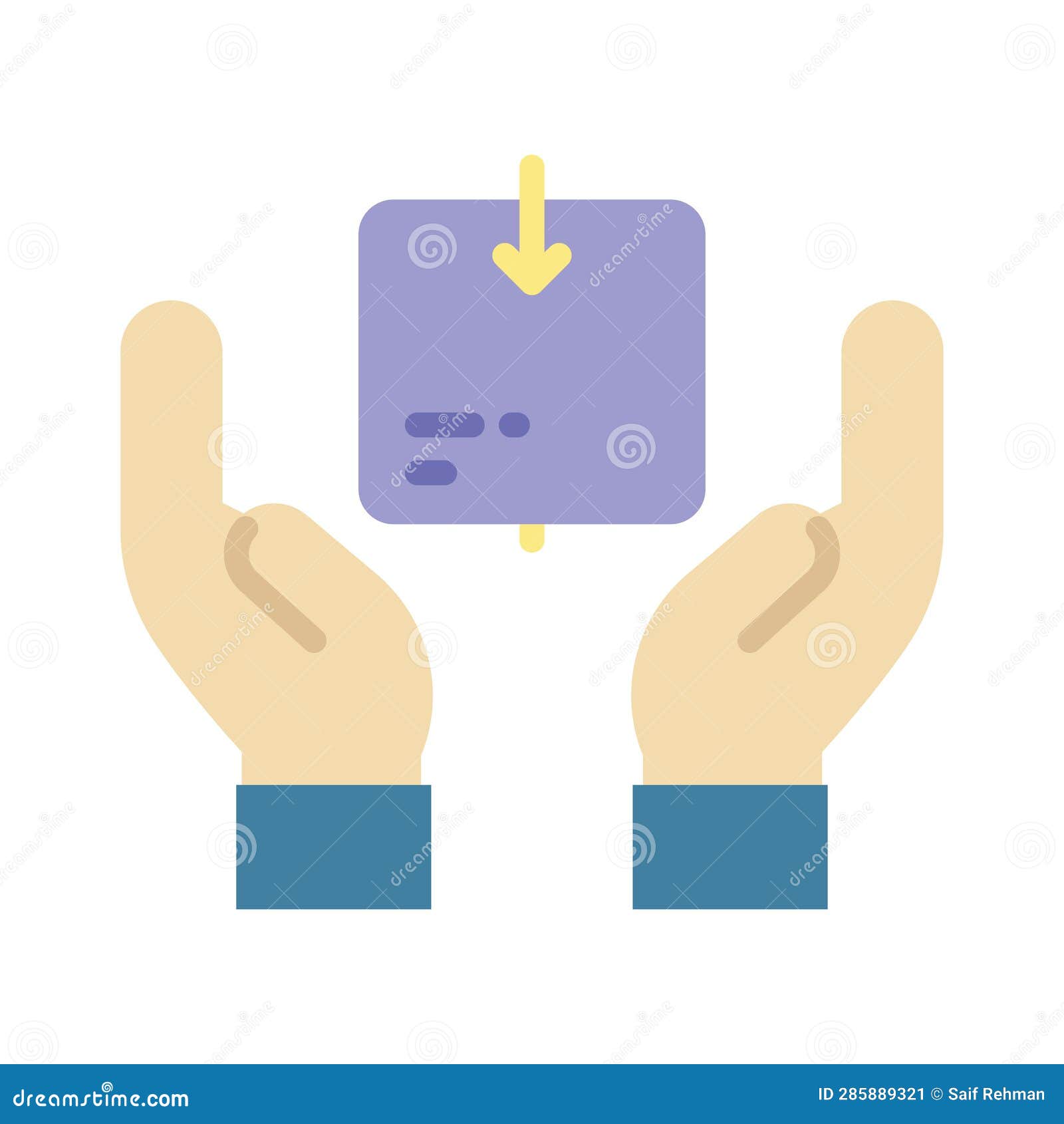 Product Packaging Vector Flat Icon Design Illustration. Product ...