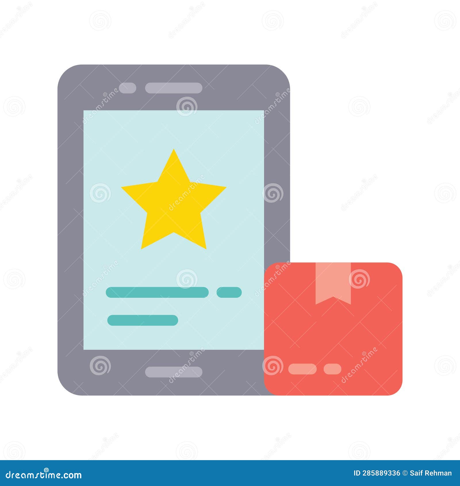 Product Review Vector Flat Icon Design Illustration. Product Management ...