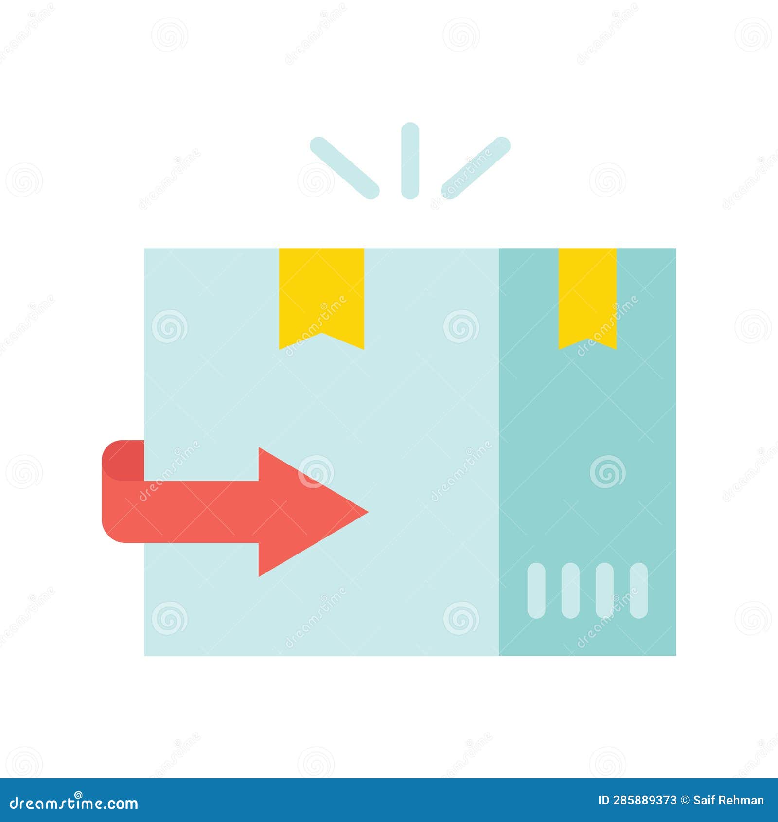 Send Product Vector Flat Icon Design Illustration. Product Management ...