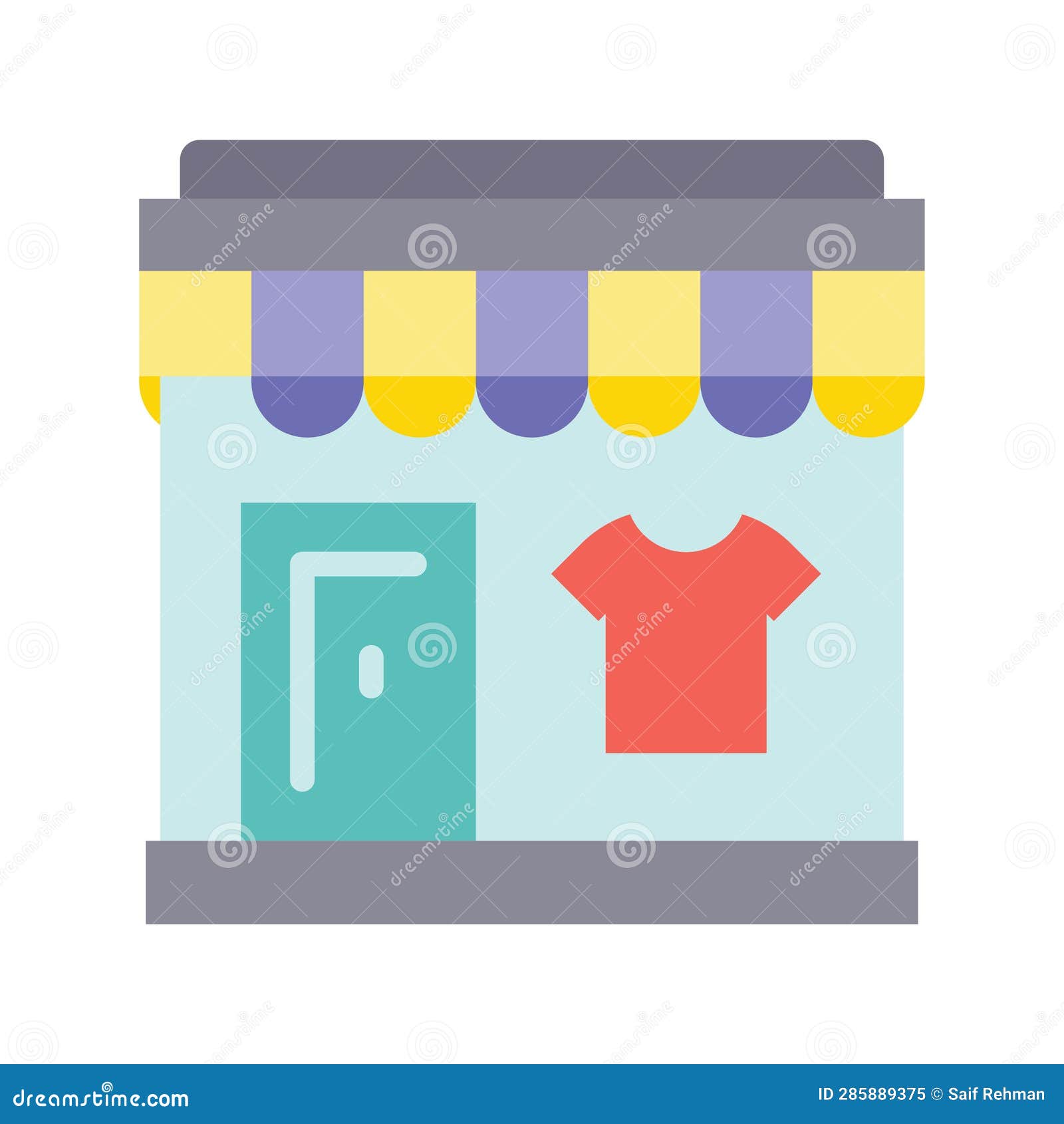 Shop Vector Flat Icon Design Illustration. Product Management Symbol on ...