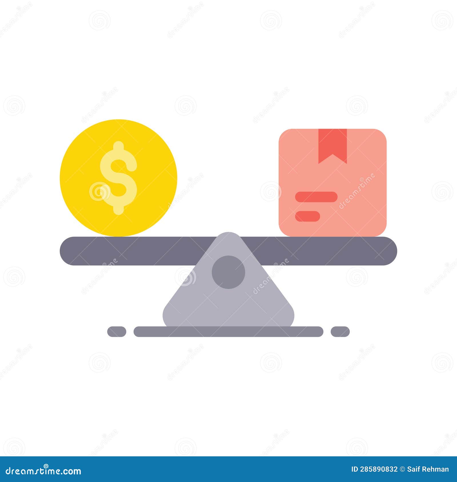 Stability Vector Flat Icon Design Illustration. Product Management ...