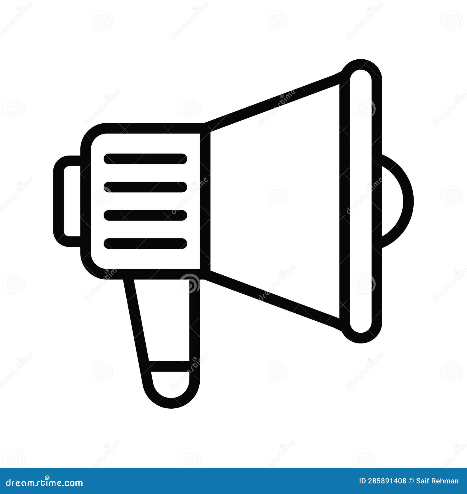 Announcement Vector Outline Icon Design Illustration. Product ...