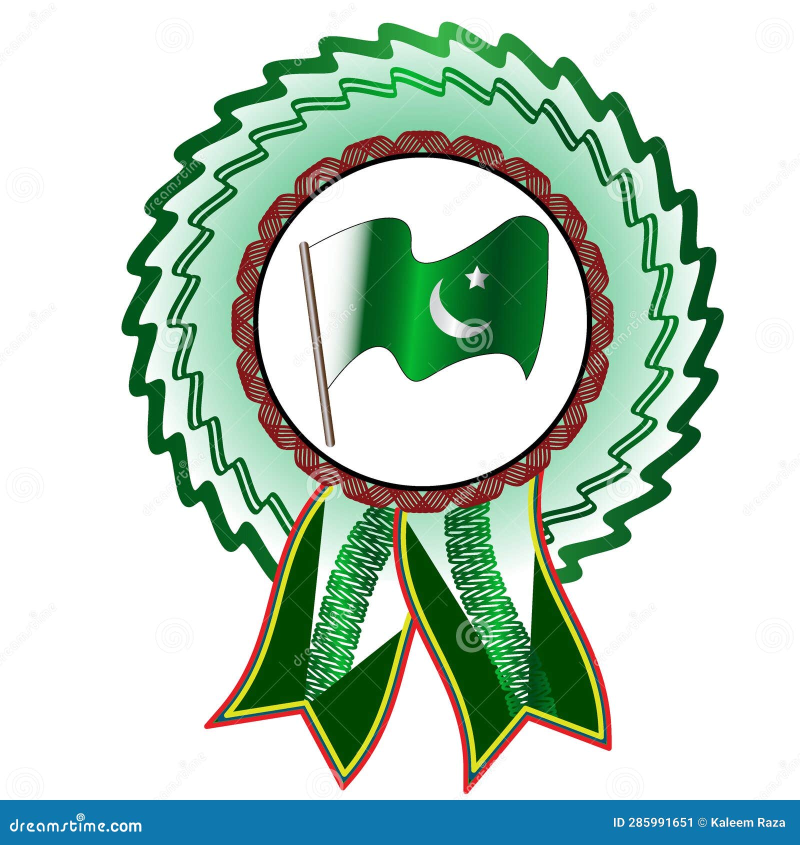 Beautiful Badge for 14 August Pakistan Independence Day Stock Vector ...