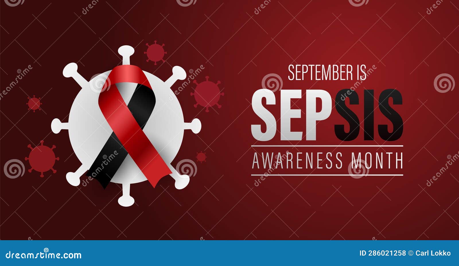 September is Sepsis Awareness Month Web Banner. Social Media Poster ...