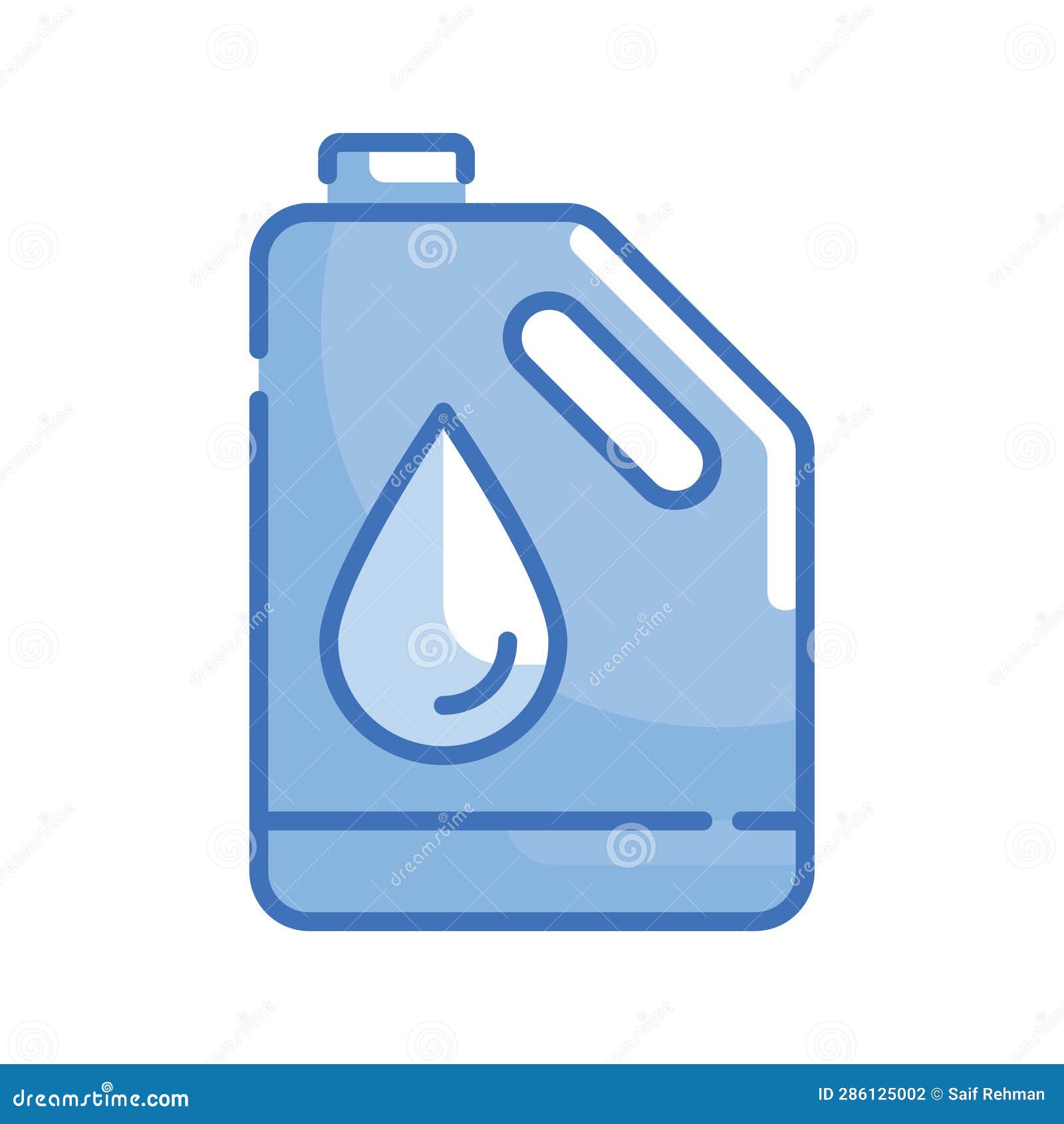 Fuel Vector Blue Series Icon Style Illustration. EPS 10 File Stock ...