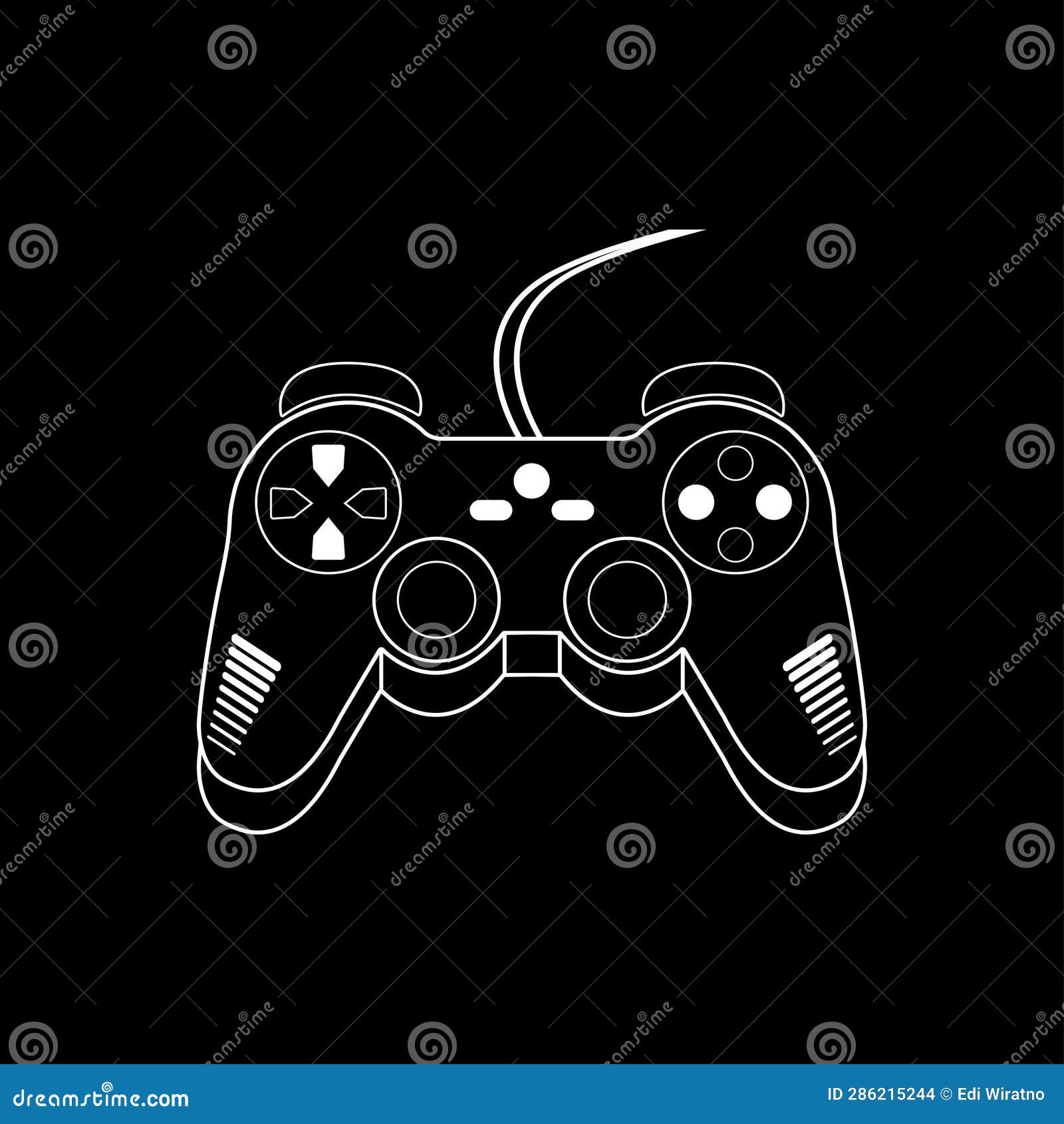 Symbol Game Design Element Symbol, Play, Illustration Stock ...