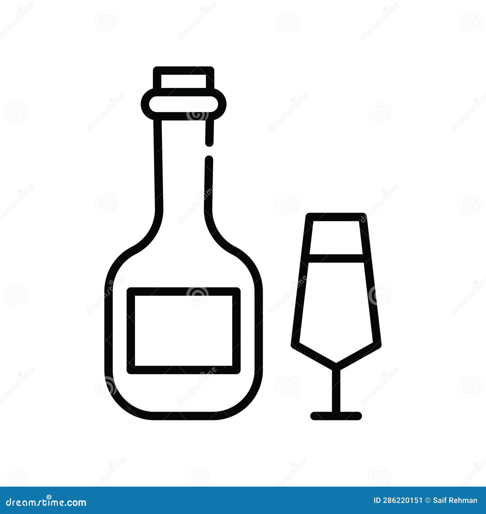 Happy Hour Vector Outline Icon Style Illustration. EPS 10 File Stock ...