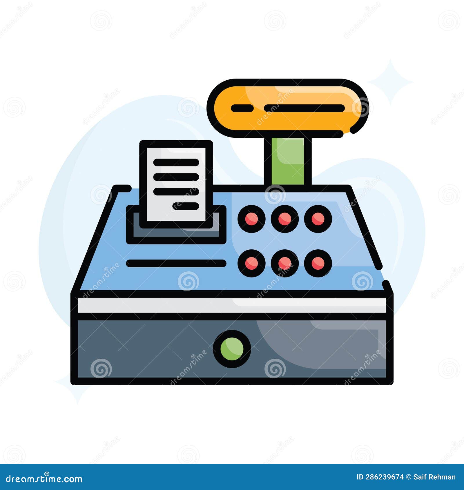 Payment Machine Vector Filled Outline Icon Style Illustration. EPS 10 ...