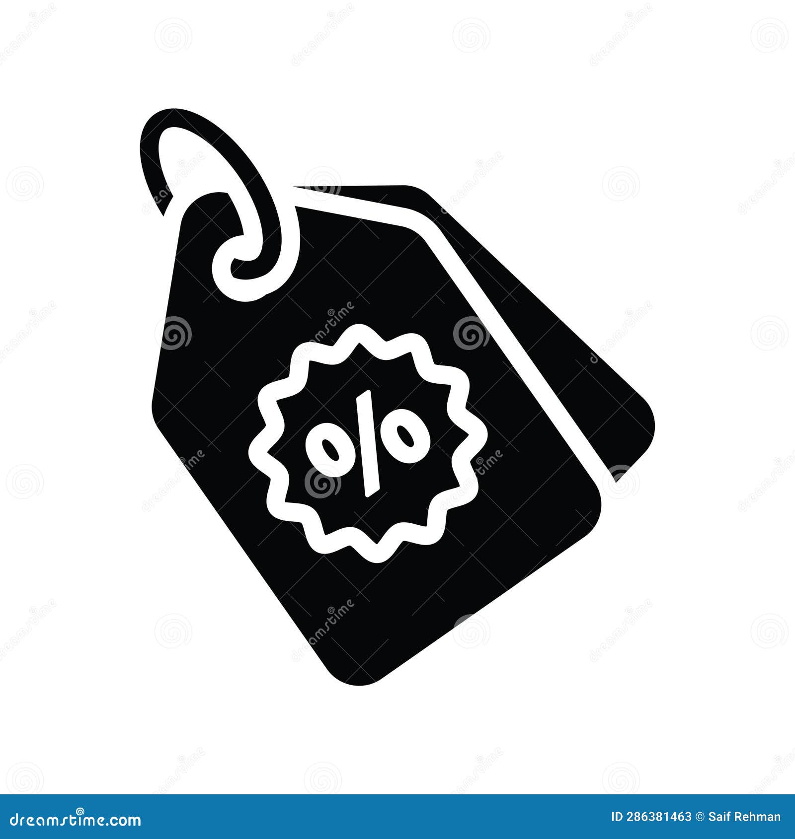 Shopping Tag Vector Solid Icon Style Illustration. EPS 10 File Stock ...