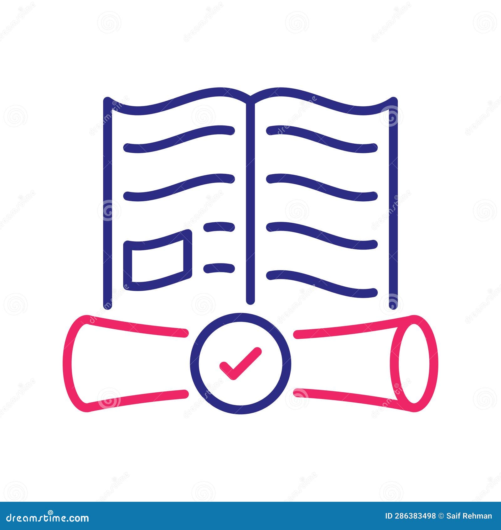 Master Vector Two Color Lines Icon Style Illustration. EPS 10 File ...