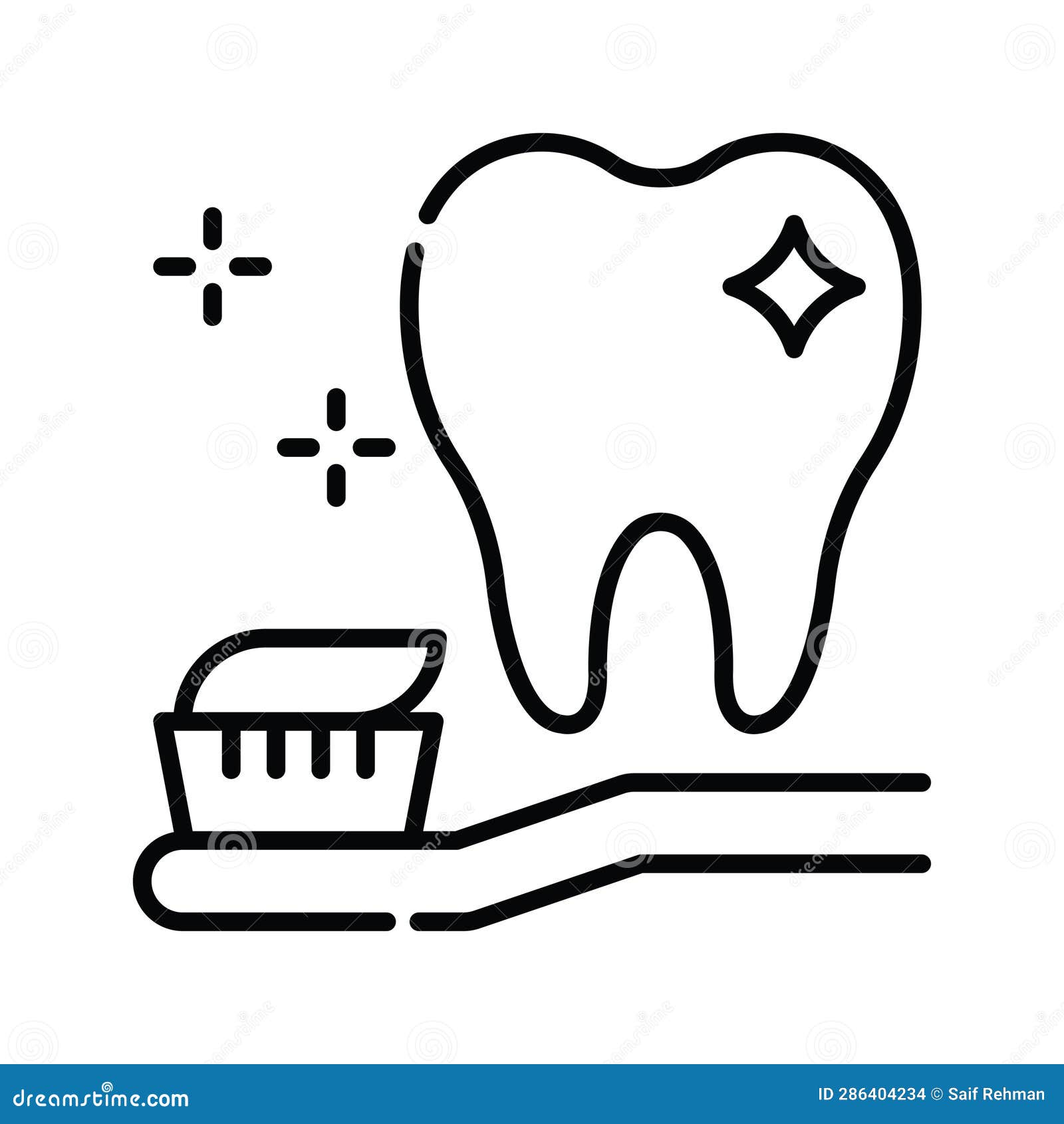 Personal Hygiene Vector Outline Icon Style Illustration. EPS 10 File ...