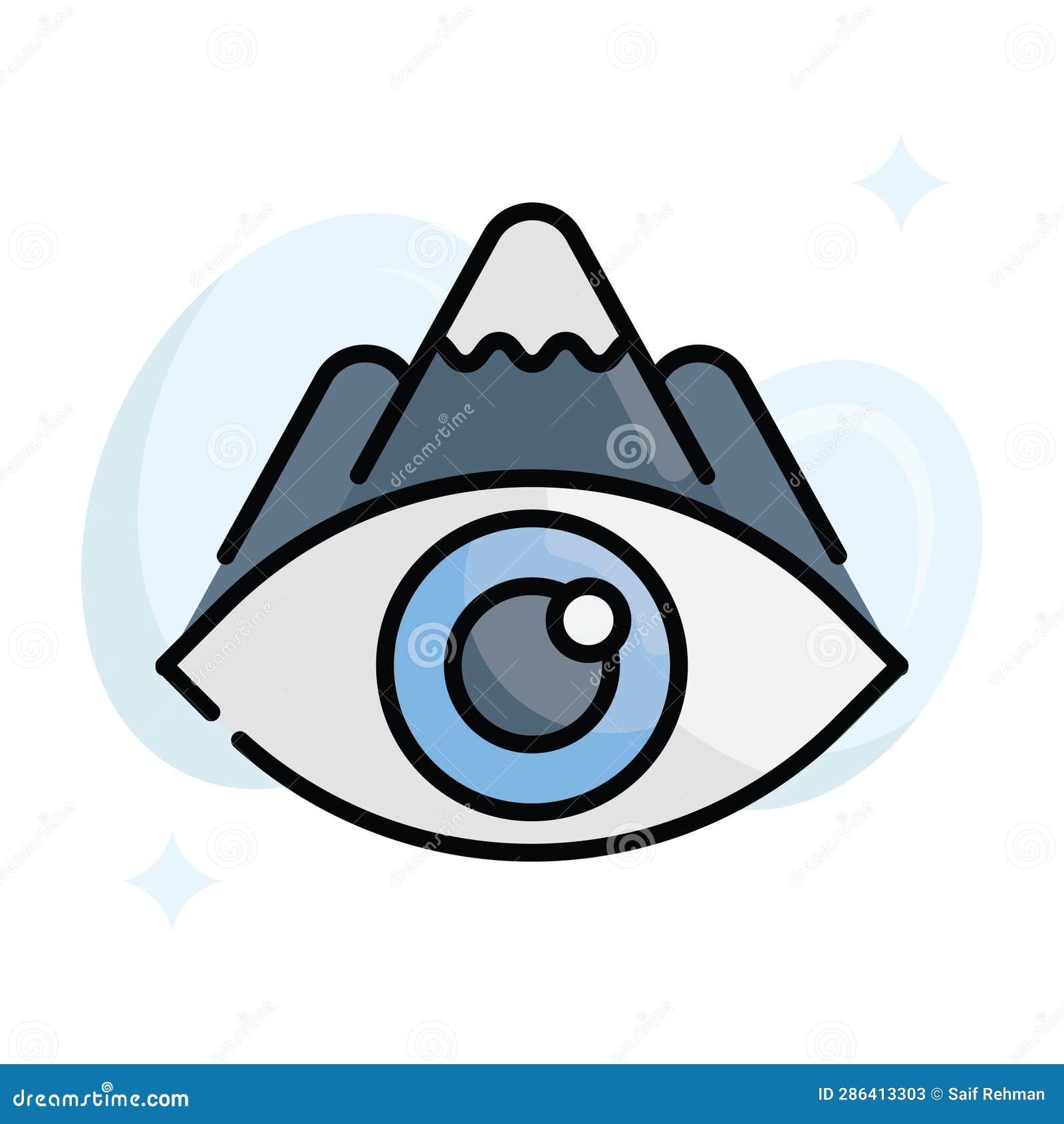 View Point Vector Filled Outline Icon Style Illustration. Eps 10 File ...