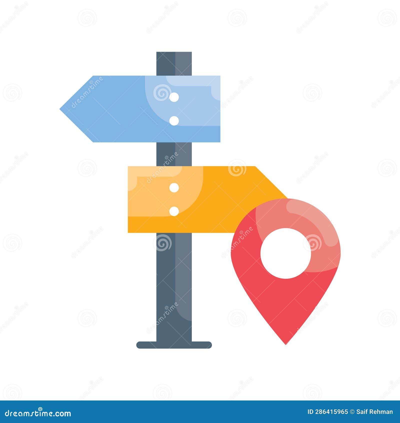Destination Vector Flat Icon Style Illustration. Eps 10 File Stock ...
