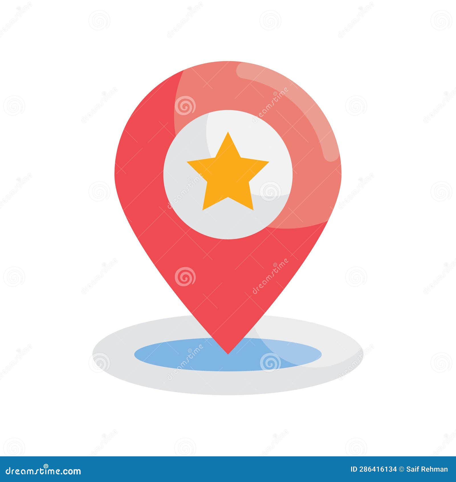 Pin Point Vector Flat Icon Style Illustration. Eps 10 File Stock ...
