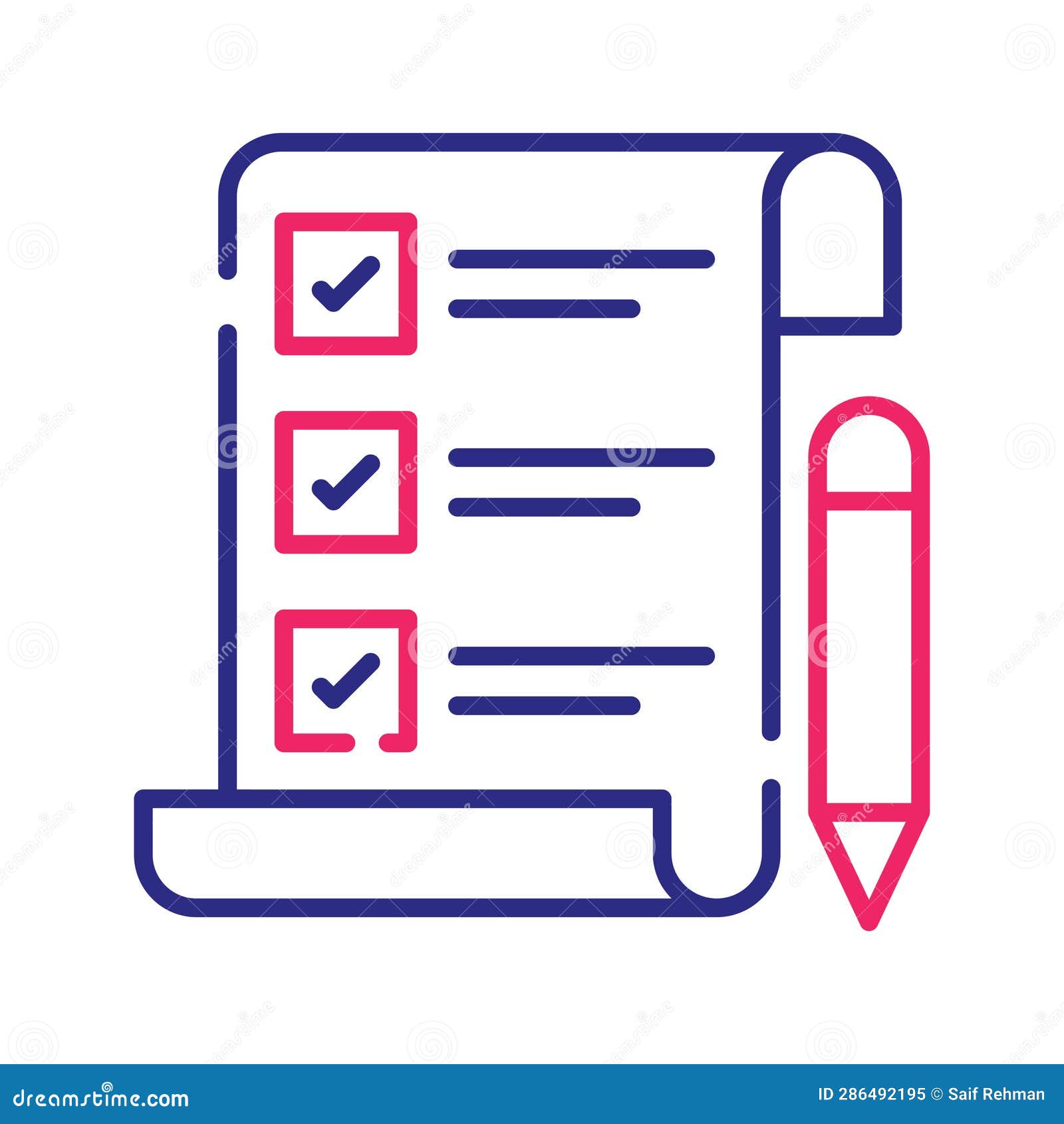 Critical Success Vector Two Color Lines Icon Style Illustration. EPS 10 ...