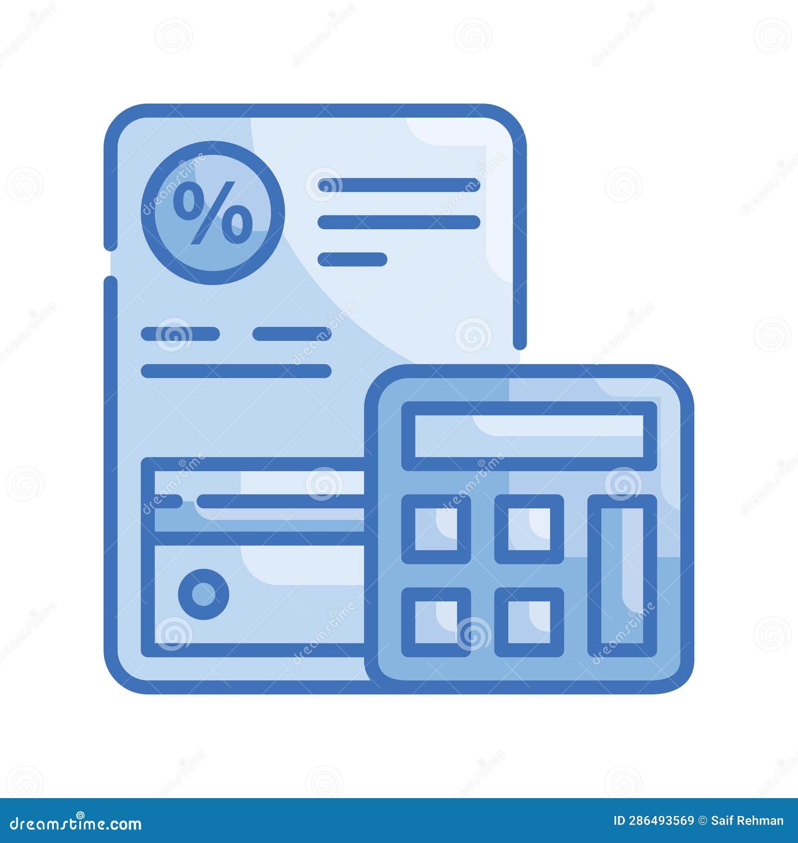 Budget Vector Blue Series Icon Style Illustration. EPS 10 File Stock ...
