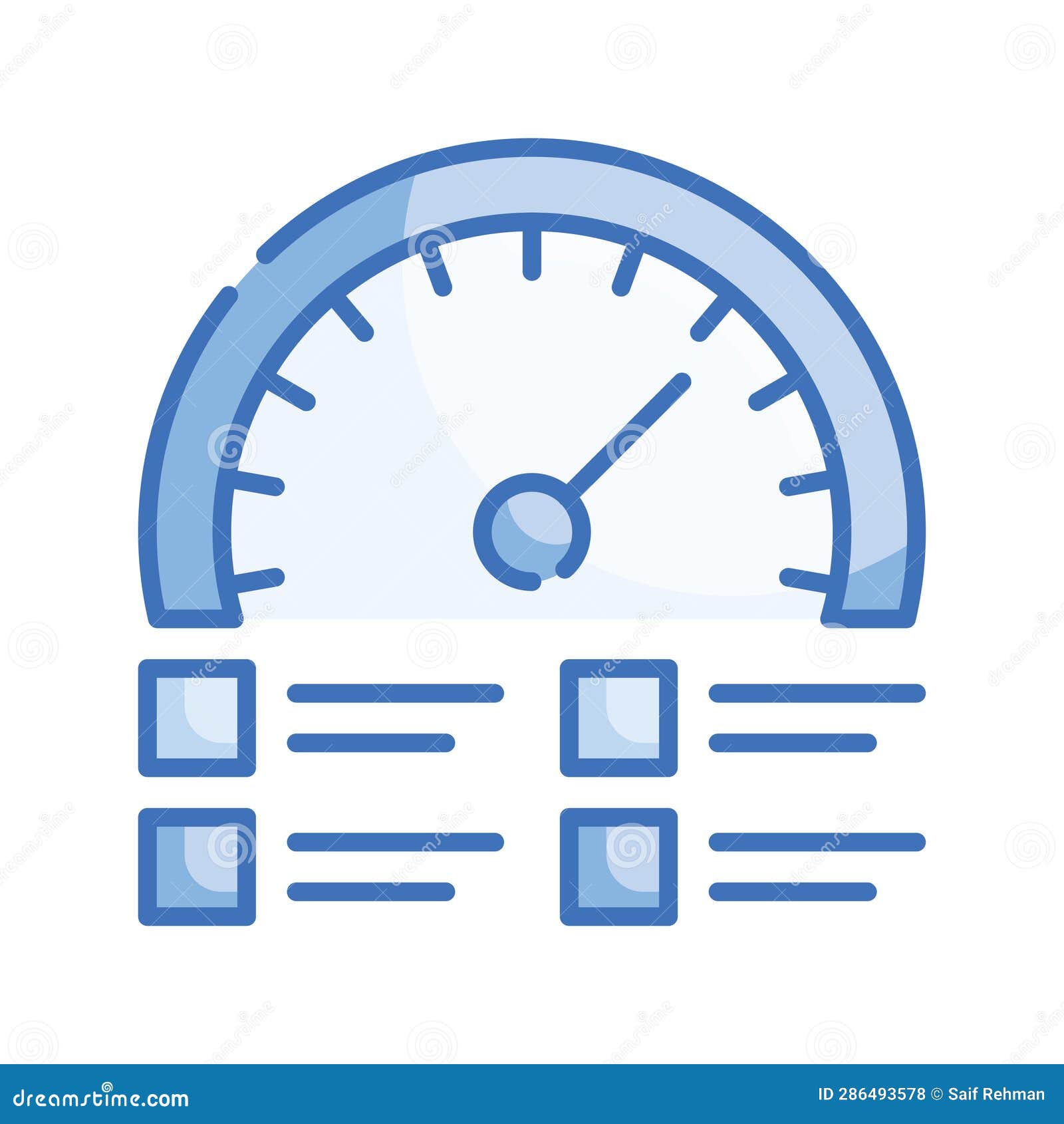 Leading Indicator Vector Blue Series Icon Style Illustration. EPS 10 ...